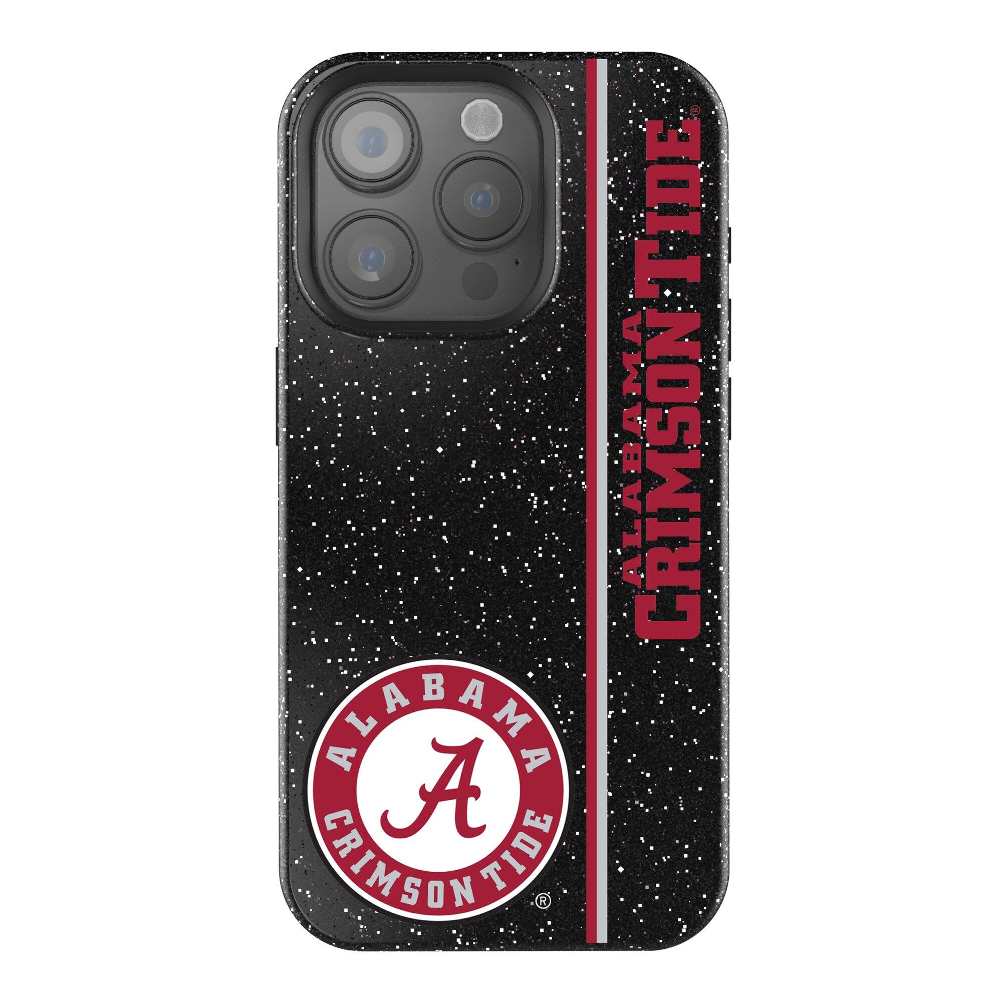 Keyscaper NCAA Alabama Crimson Tide iPhone Bling Case 16 Pro Black ...