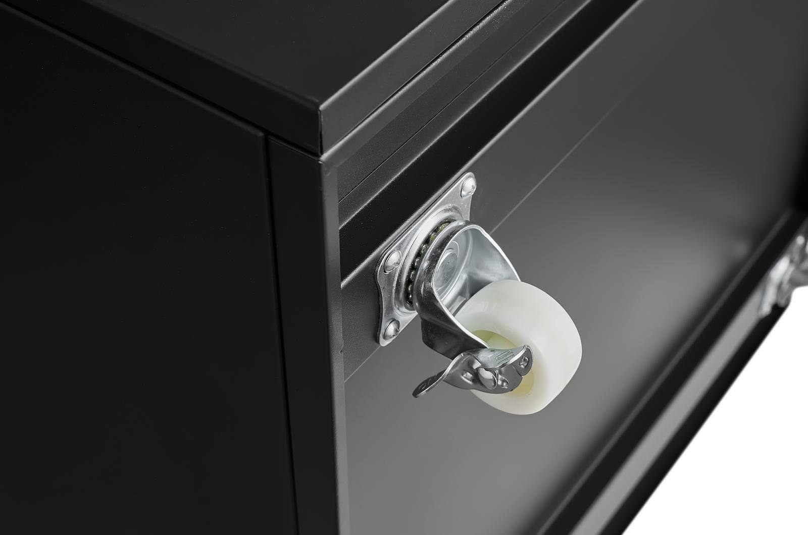 Spaco Steel Printer Cabinet, Double Door Locking, Adjustable Shelves ...