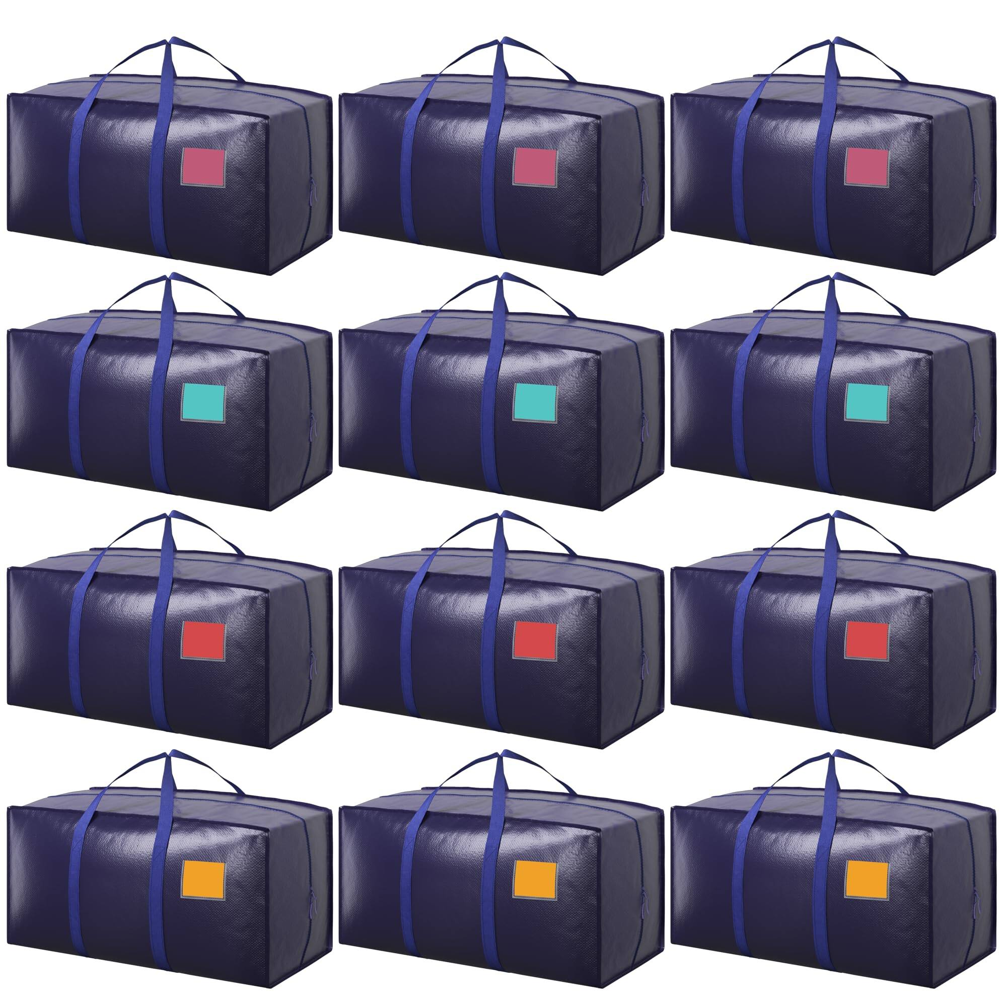 NICHOLAS KLEIN Heavy Duty Moving Bags With Reinforced Zipper & Wide ...