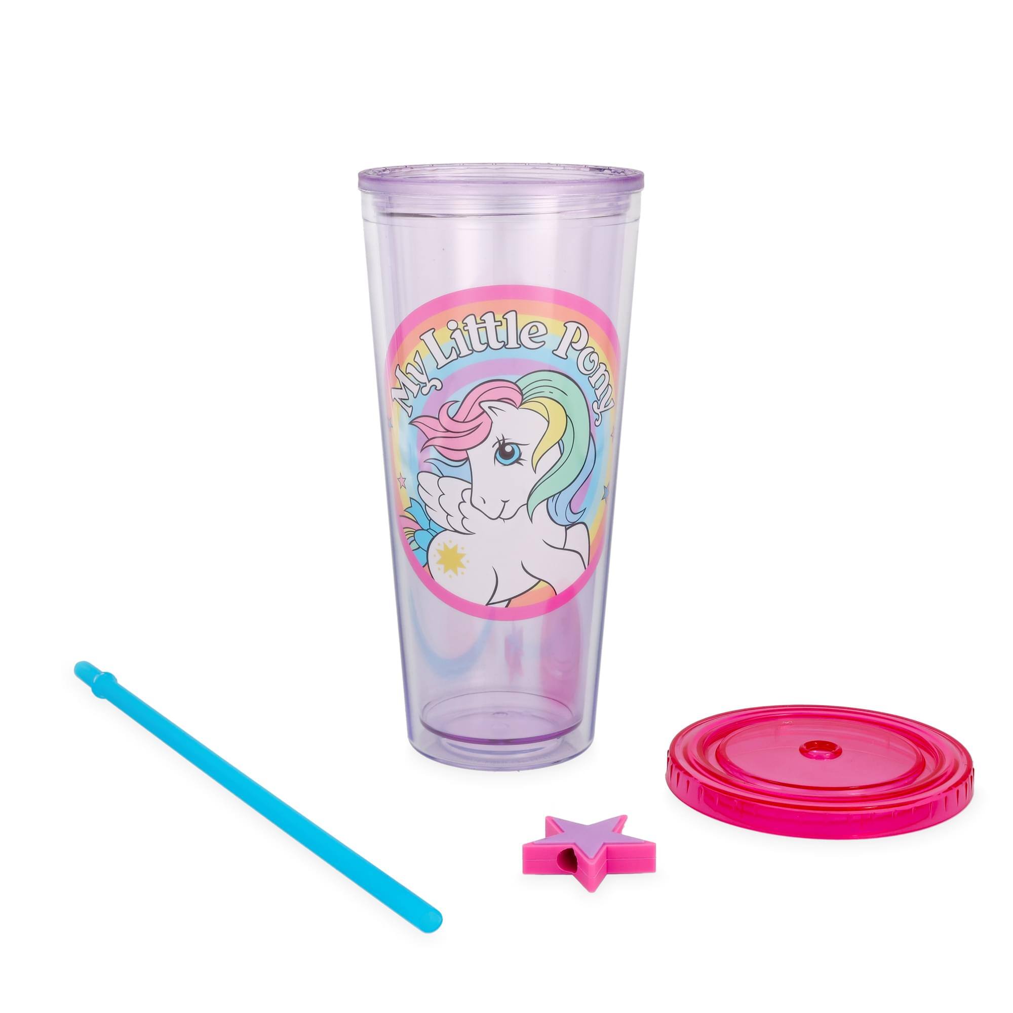 Silver Buffalo My Little Pony Starshine 24 Ounce Carnival Cup With Lid ...