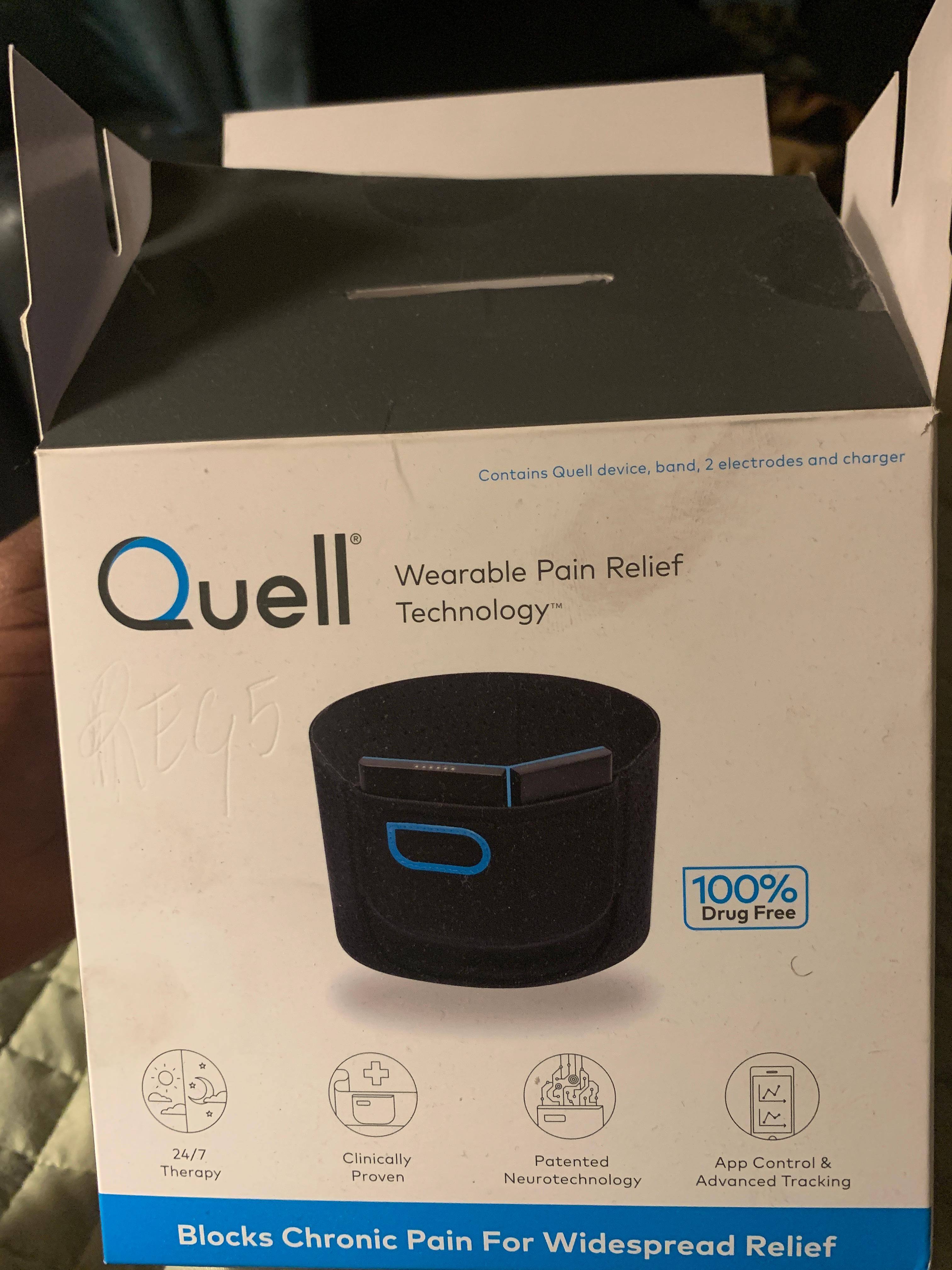 Best Buy: Quell Pain Relief Starter Kit Black QE-SYR
