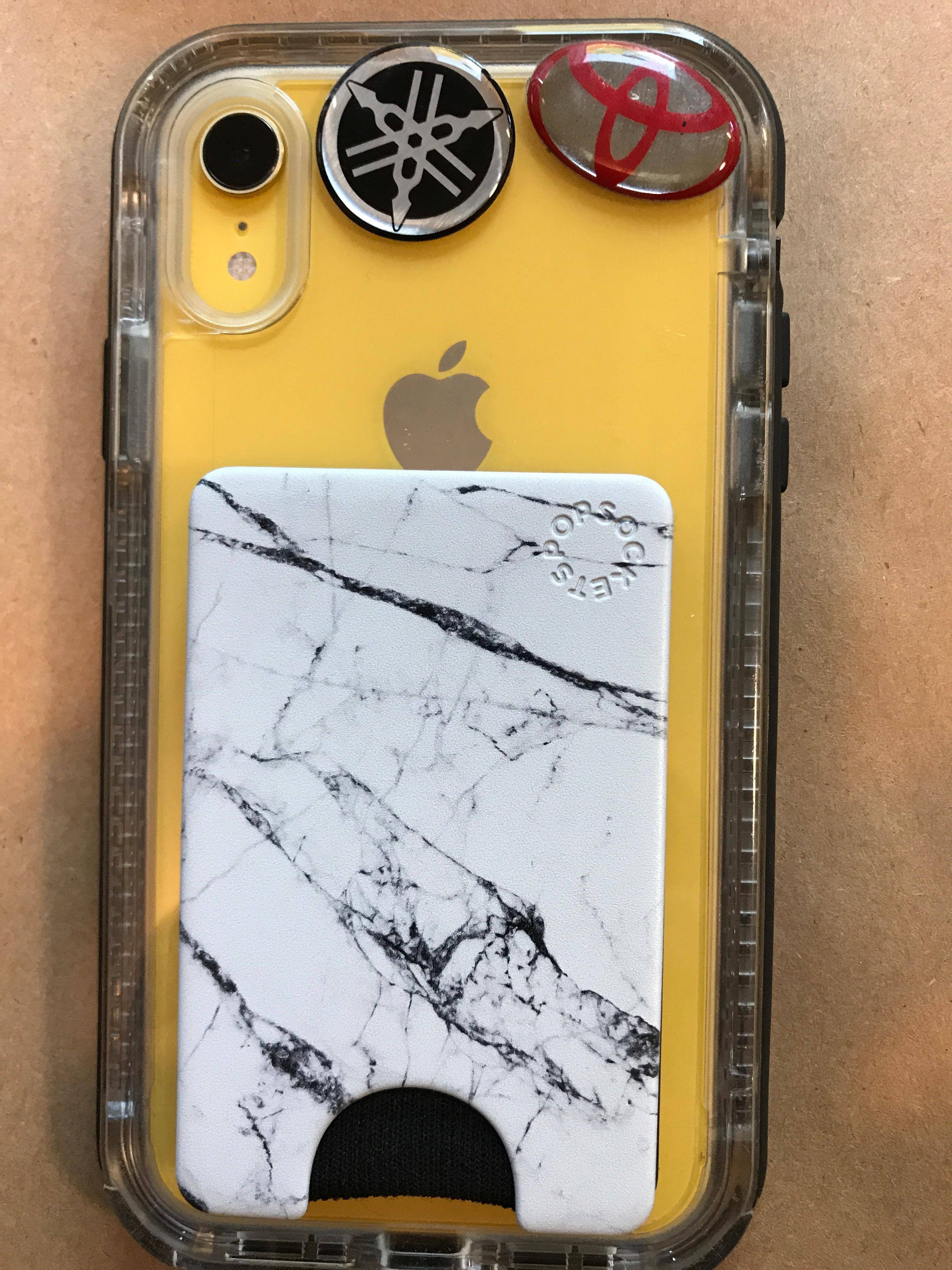 Best Buy: PopSockets PopWallet White Marble 800860