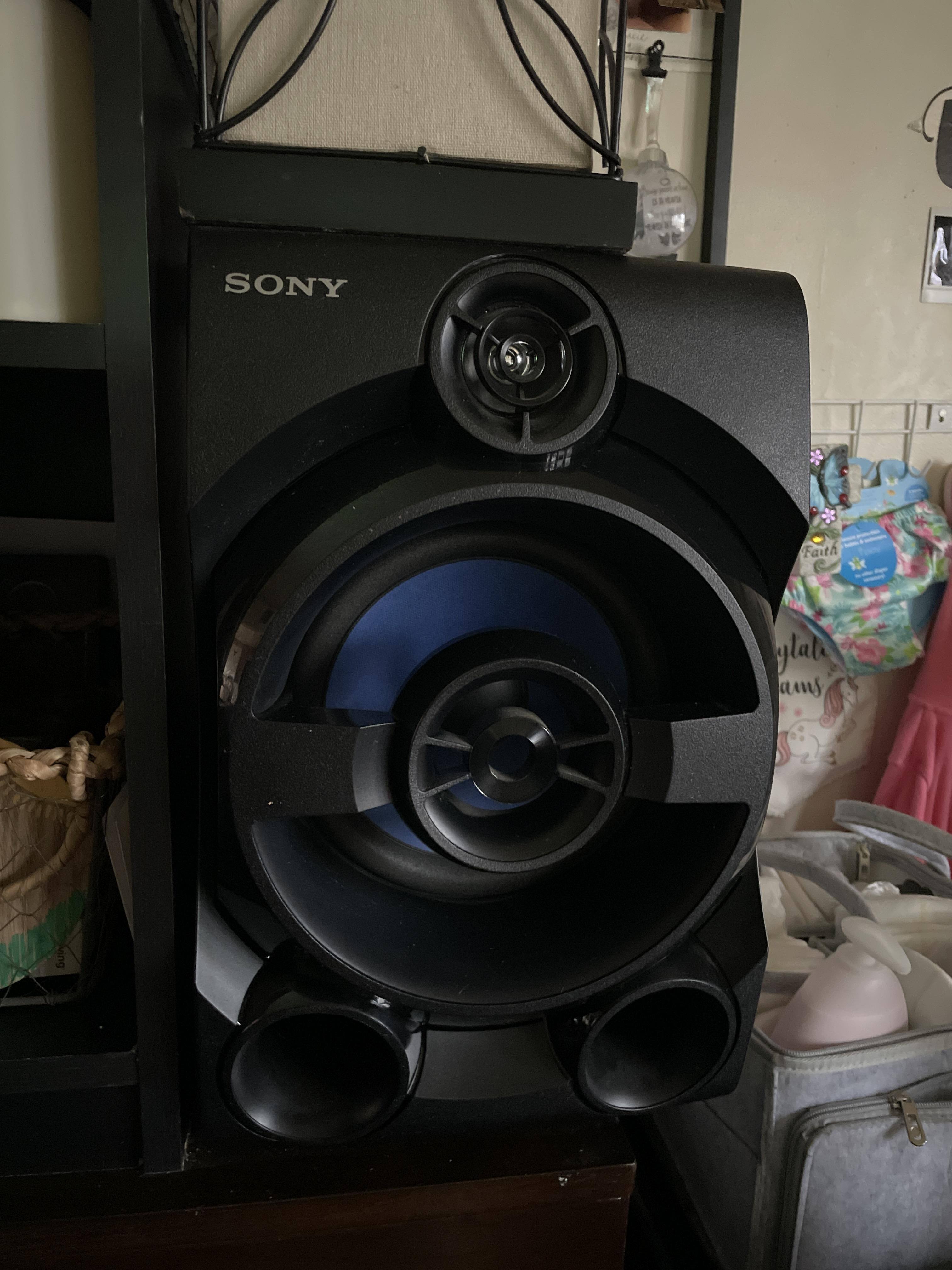 Best Buy: Sony MHC-M20 High-Power Audio System Black MHCM20