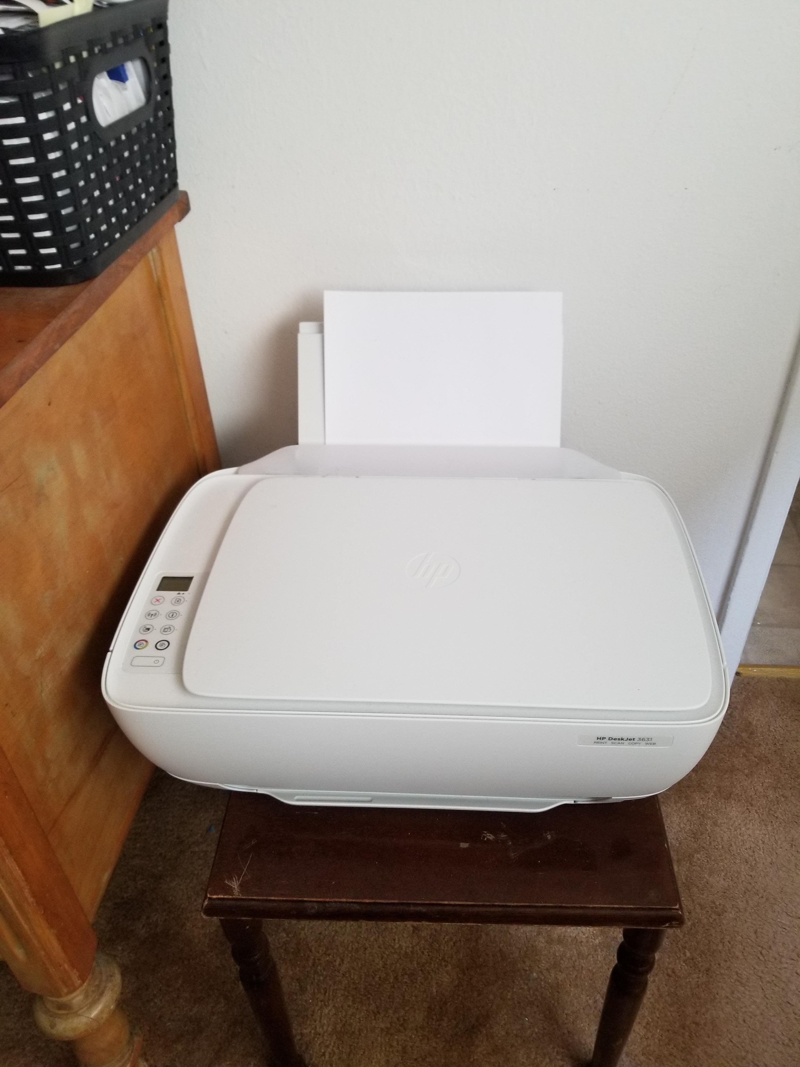 Best Buy: HP DeskJet 3631 Wireless All-In-One Printer White K4T94A#1H5