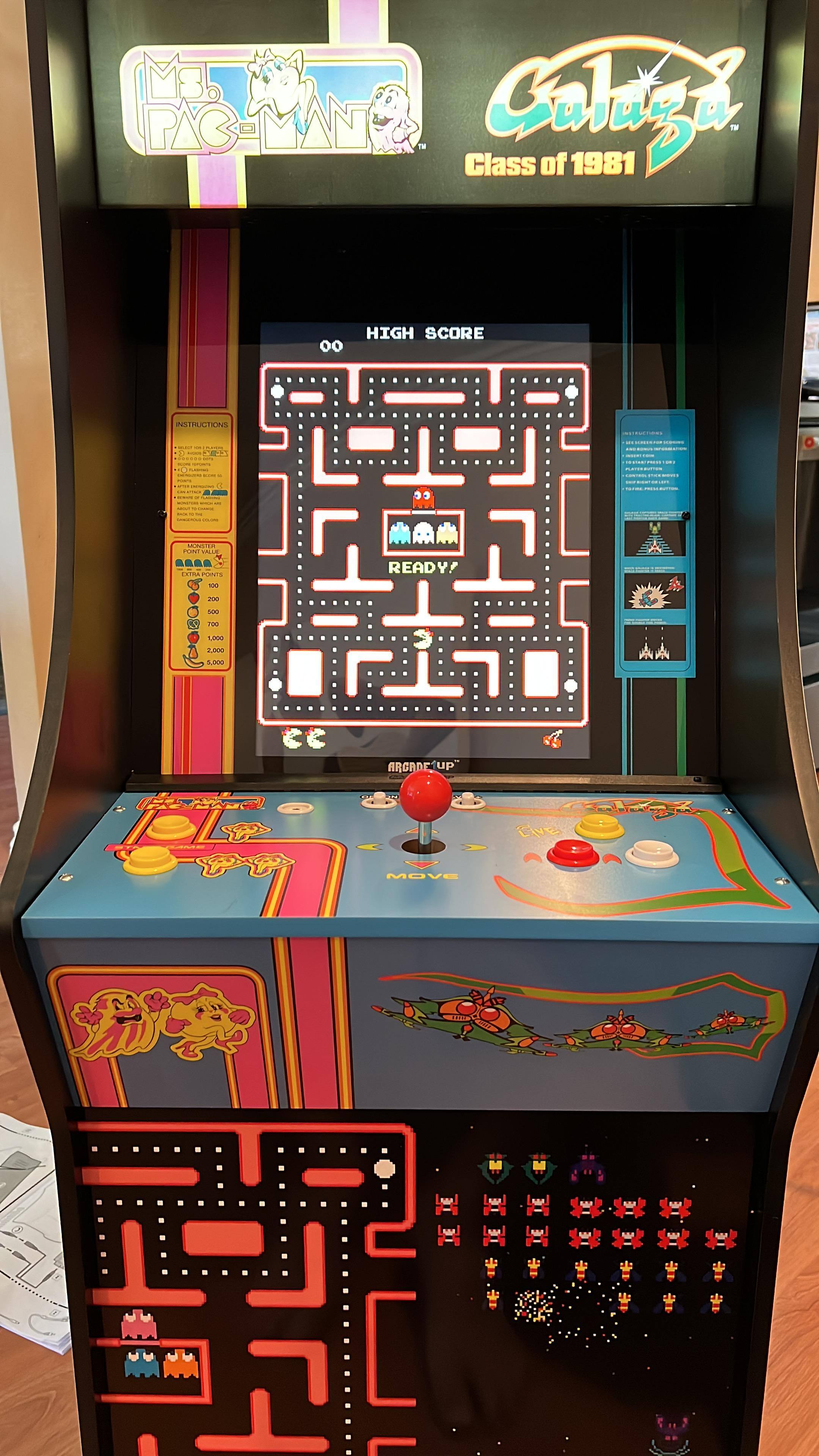 Best Buy: Arcade1Up Ms. PacMan & Galaga 1981 Ed Arcade MSP-A-10171