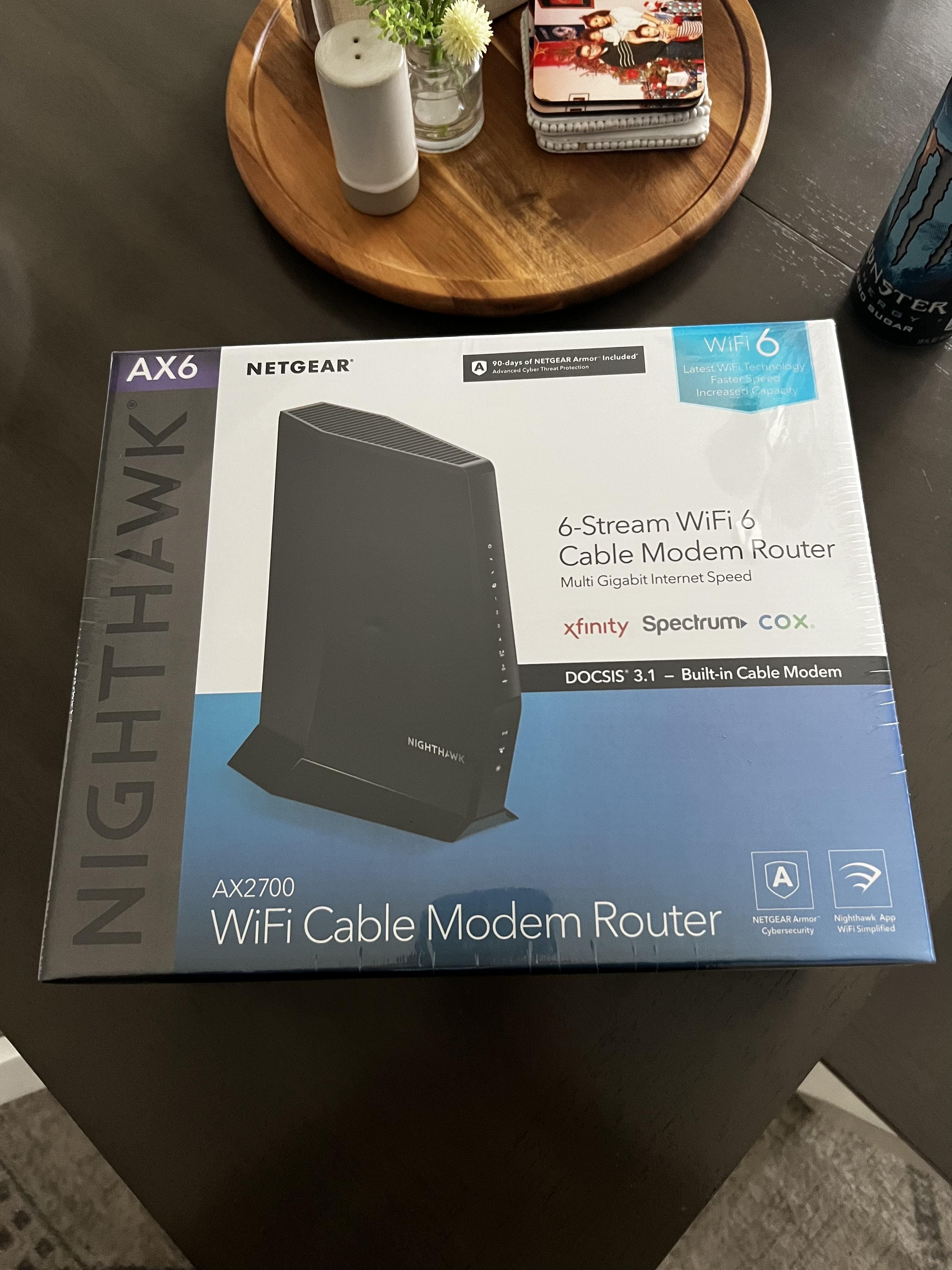 Customer Reviews: NETGEAR Nighthawk AX2700 Router with 32 x 8 DOCSIS 3. ...