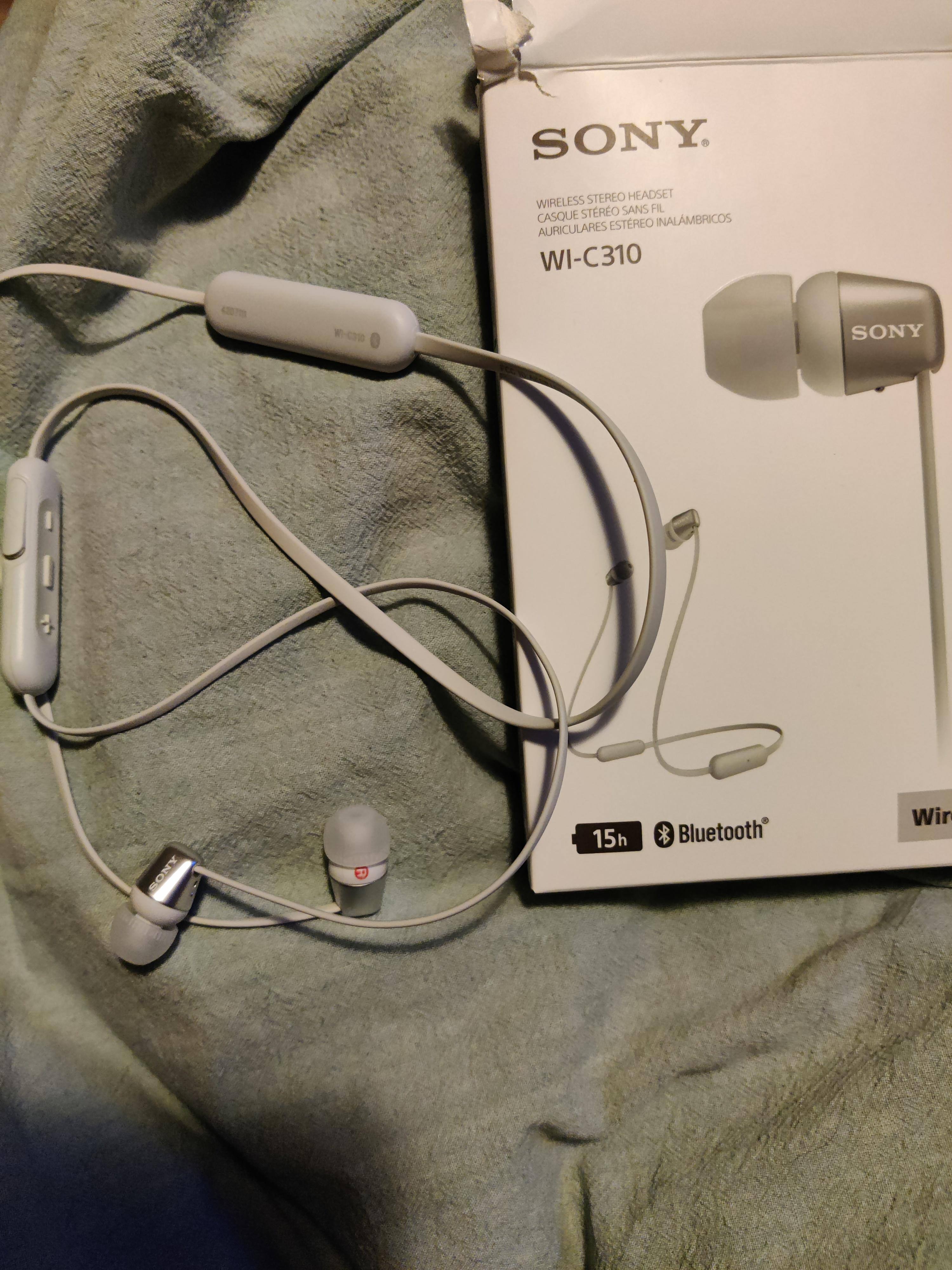 Sony WI-C310 Wireless In-Ear Headphones Blue WIC310/L - Best Buy