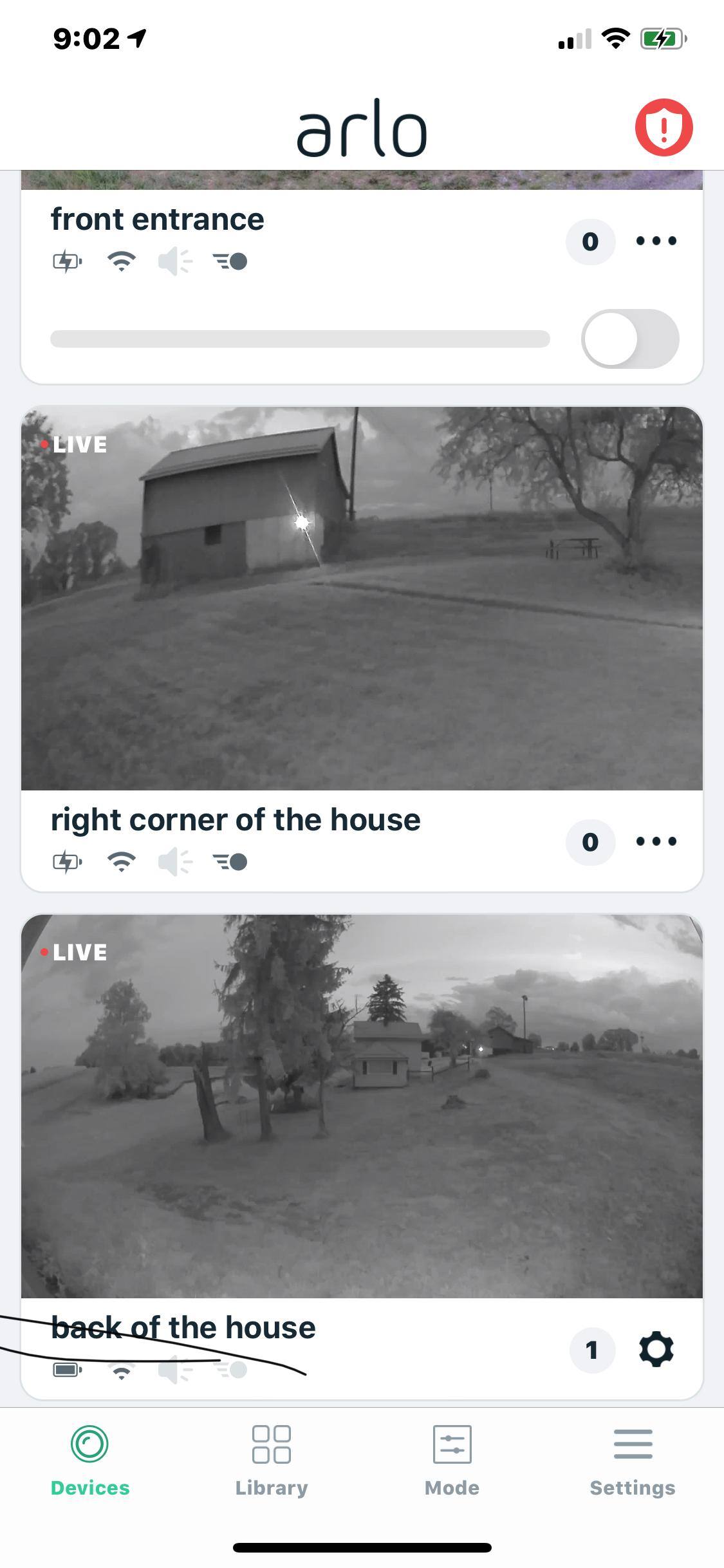 Arlo Ultra Indoor/Outdoor 4K HDR Wi Fi Wire Free Security Camera (add on camera) VMC5040-100NAS ...