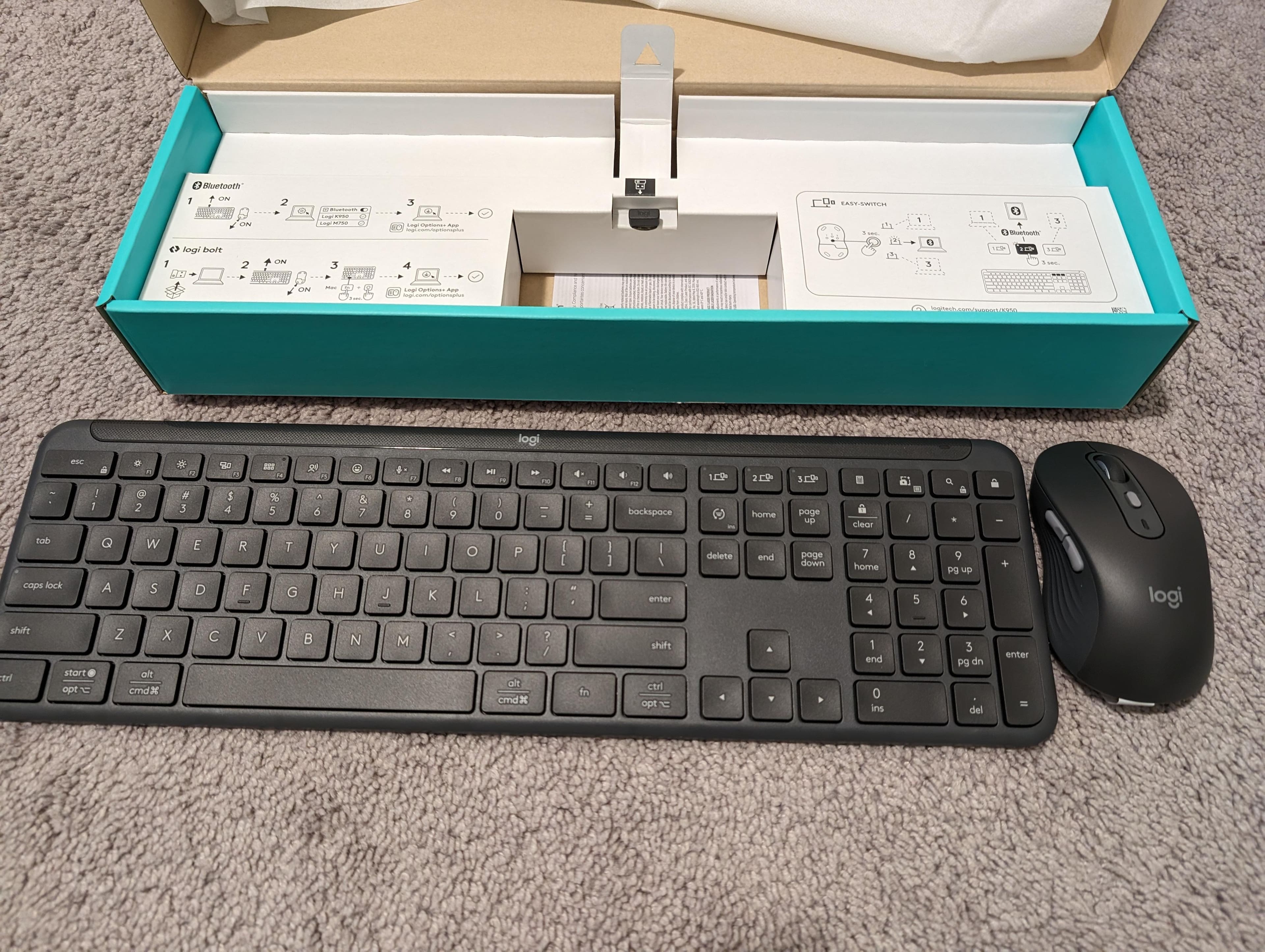 Customer Reviews: Logitech MK955 Signature Slim Full-size Wireless ...