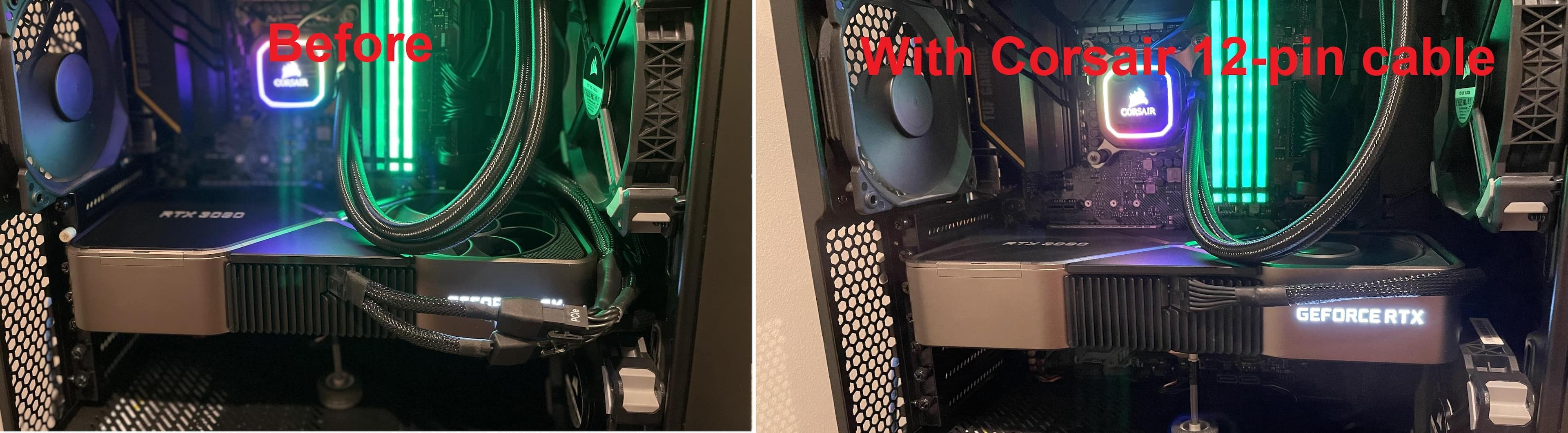 [Cables] [Restock] Corsair 12-pin GPU Power Cable for 3080/3090 FE ...