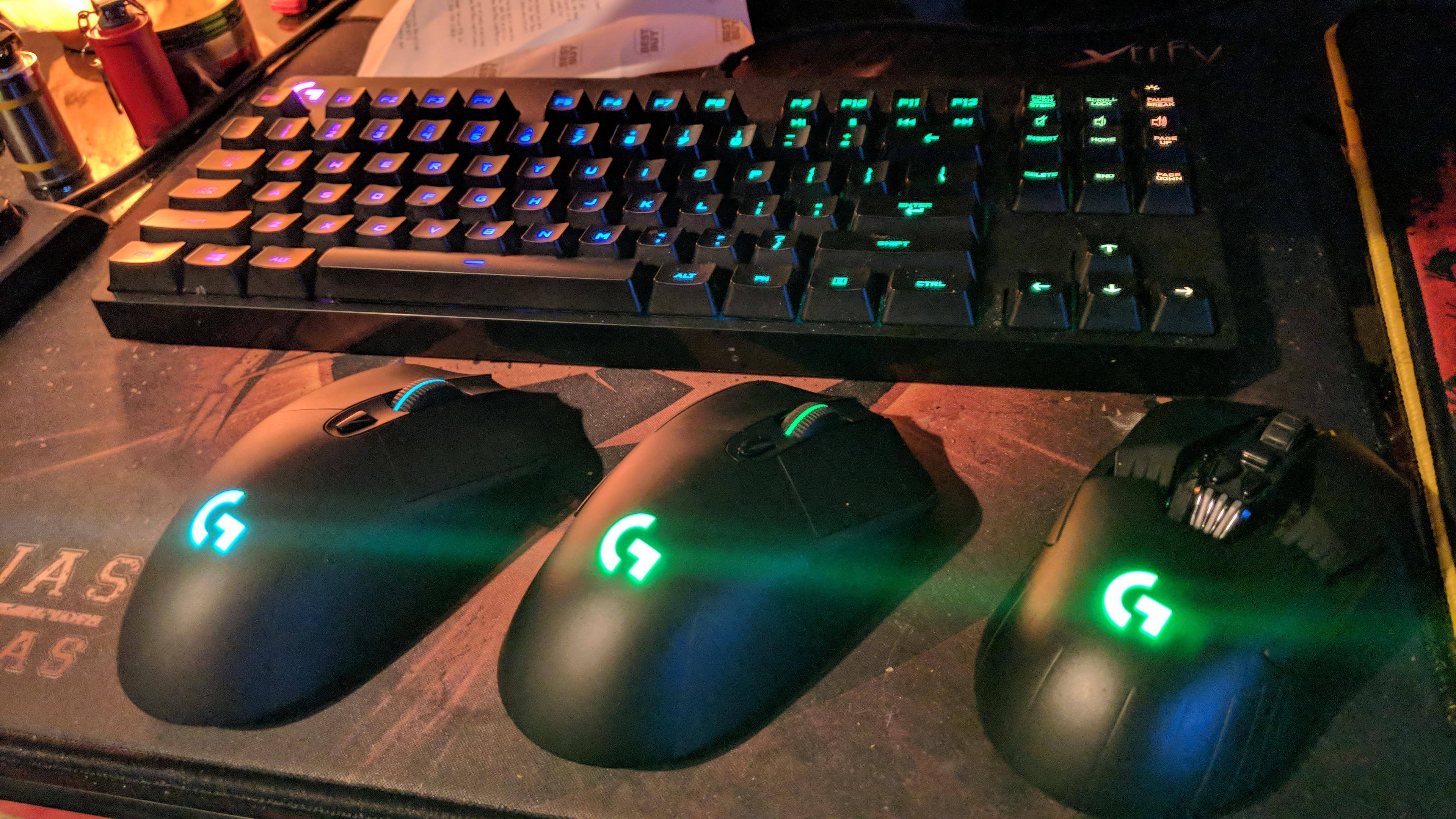 Best Buy: Logitech G703 Wireless Optical Gaming Mouse with RGB Lighting Black 910-005091