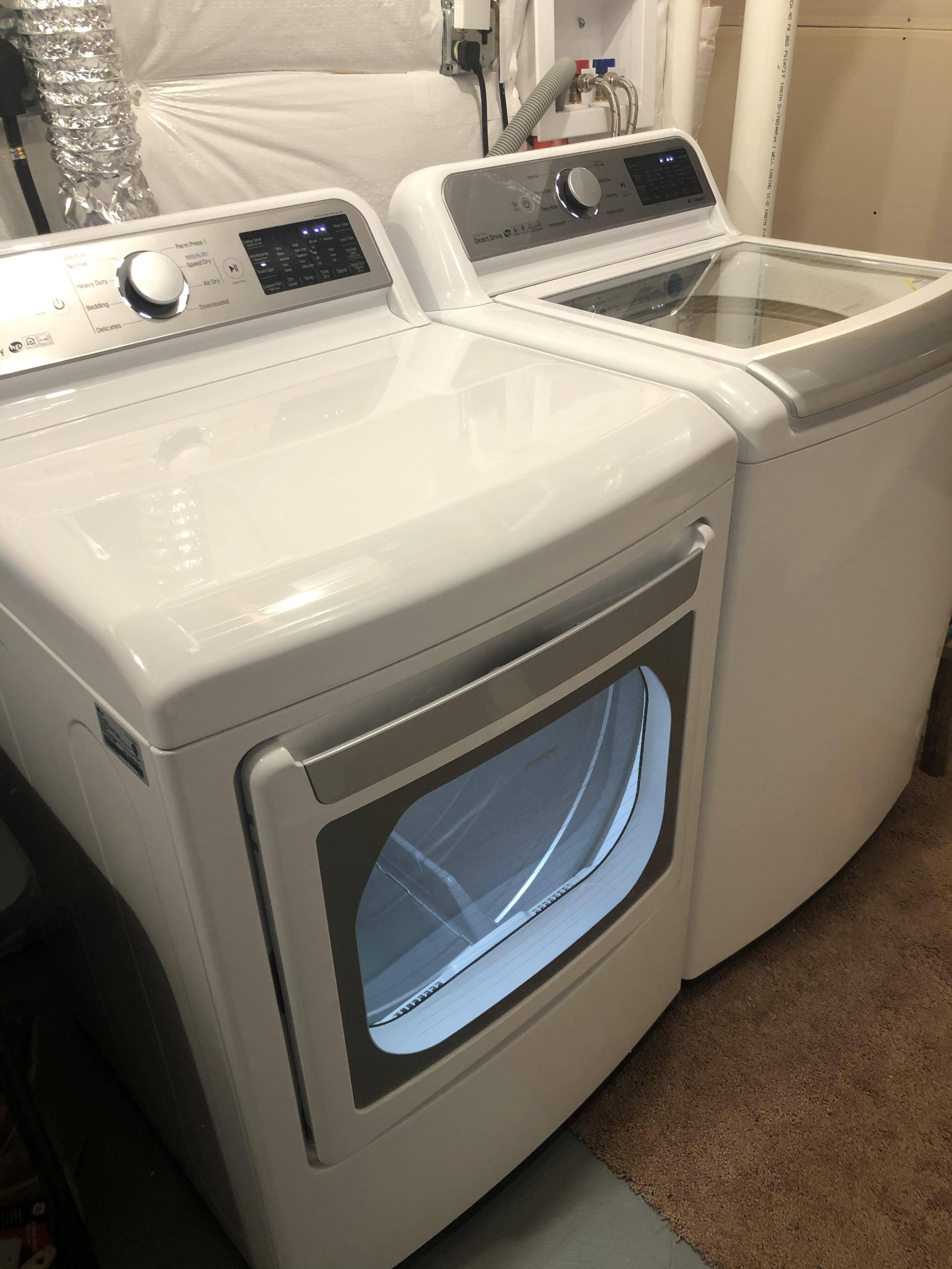 Best Buy: LG 7.3 Cu. Ft. Smart Electric Dryer with Sensor Dry White ...