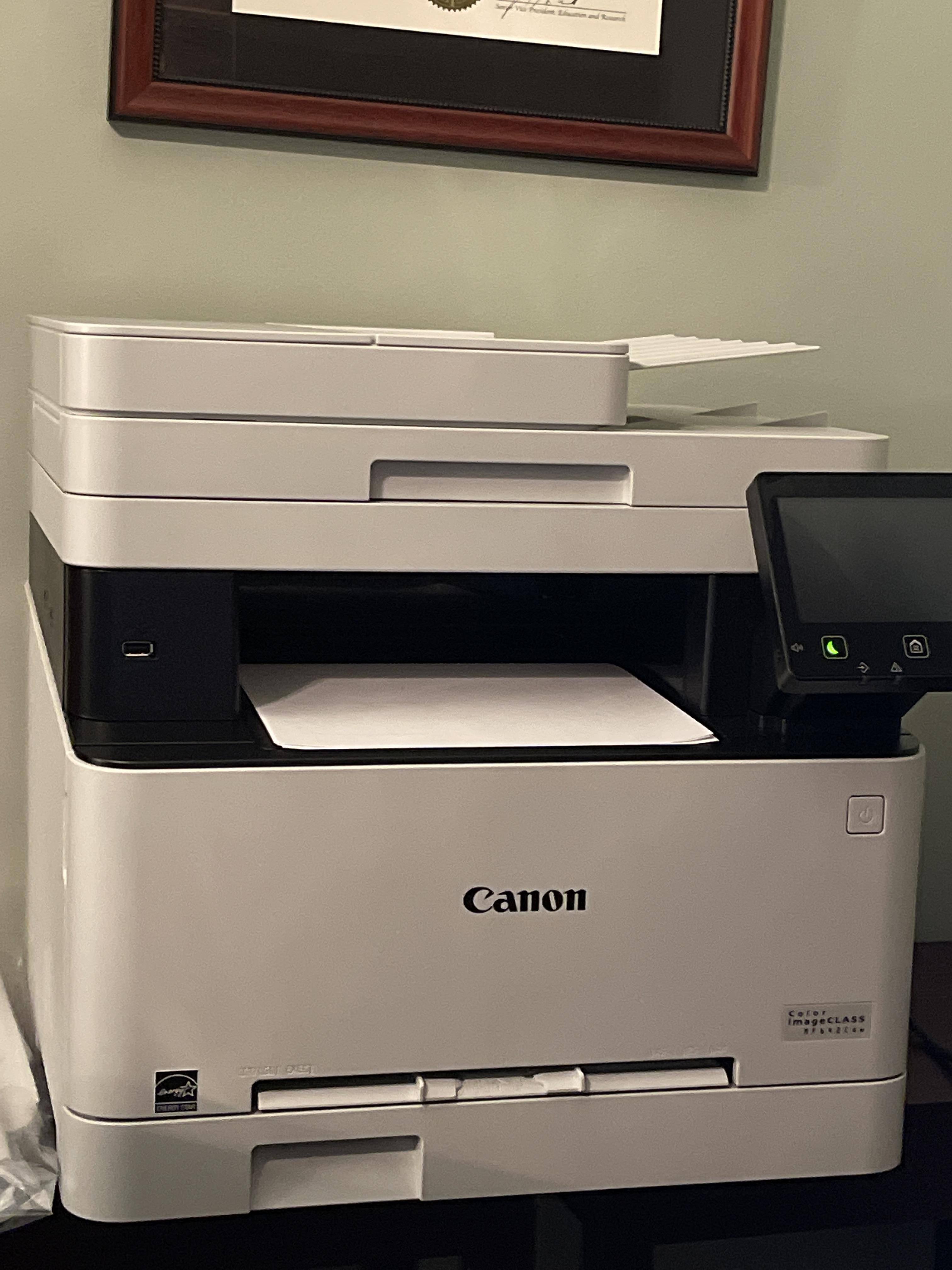 Canon imageCLASS MF642Cdw Wireless Color All-In-One Laser Printer White ...