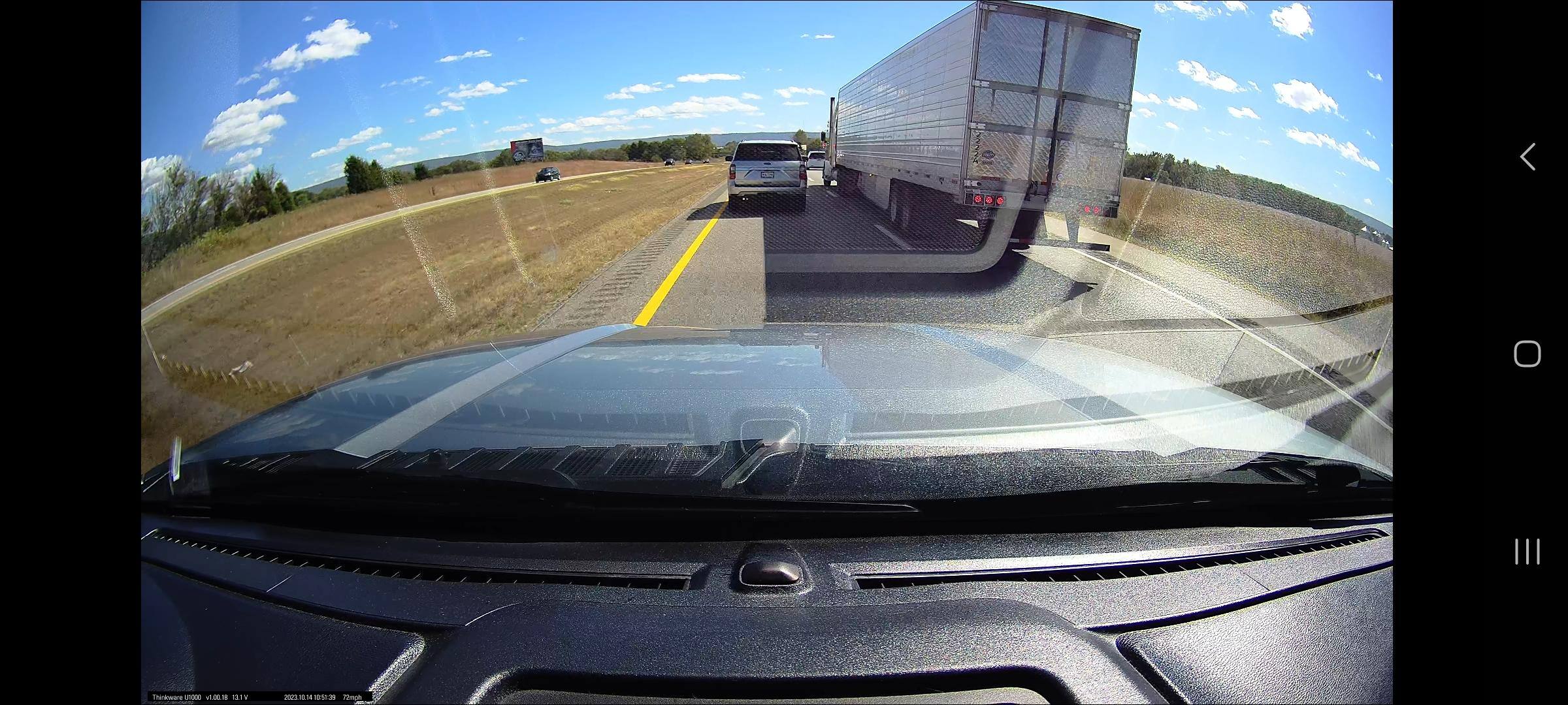 Best Buy: THINKWARE U1000 4KFront and 2KRear Camera Dash Cam TW-U1000D32CHF