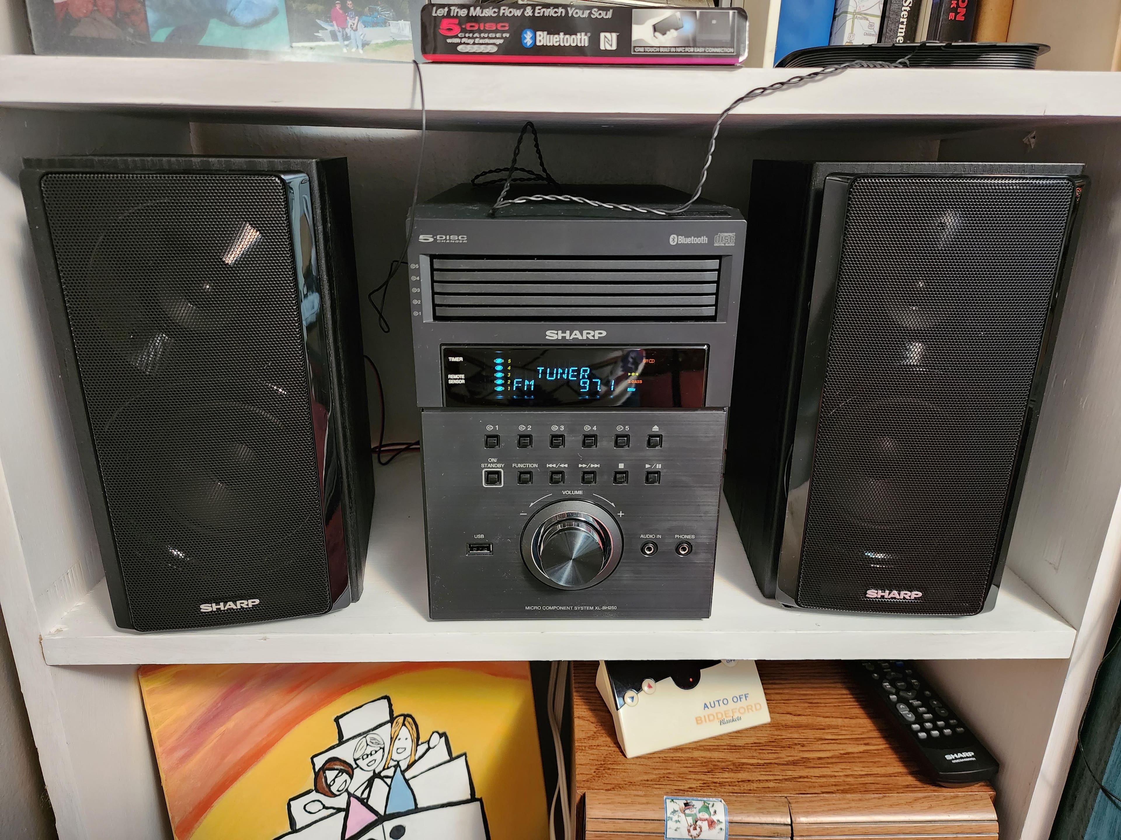 Customer Reviews: Sharp 5-Disc Micro System Black XL-BH250 - Best Buy