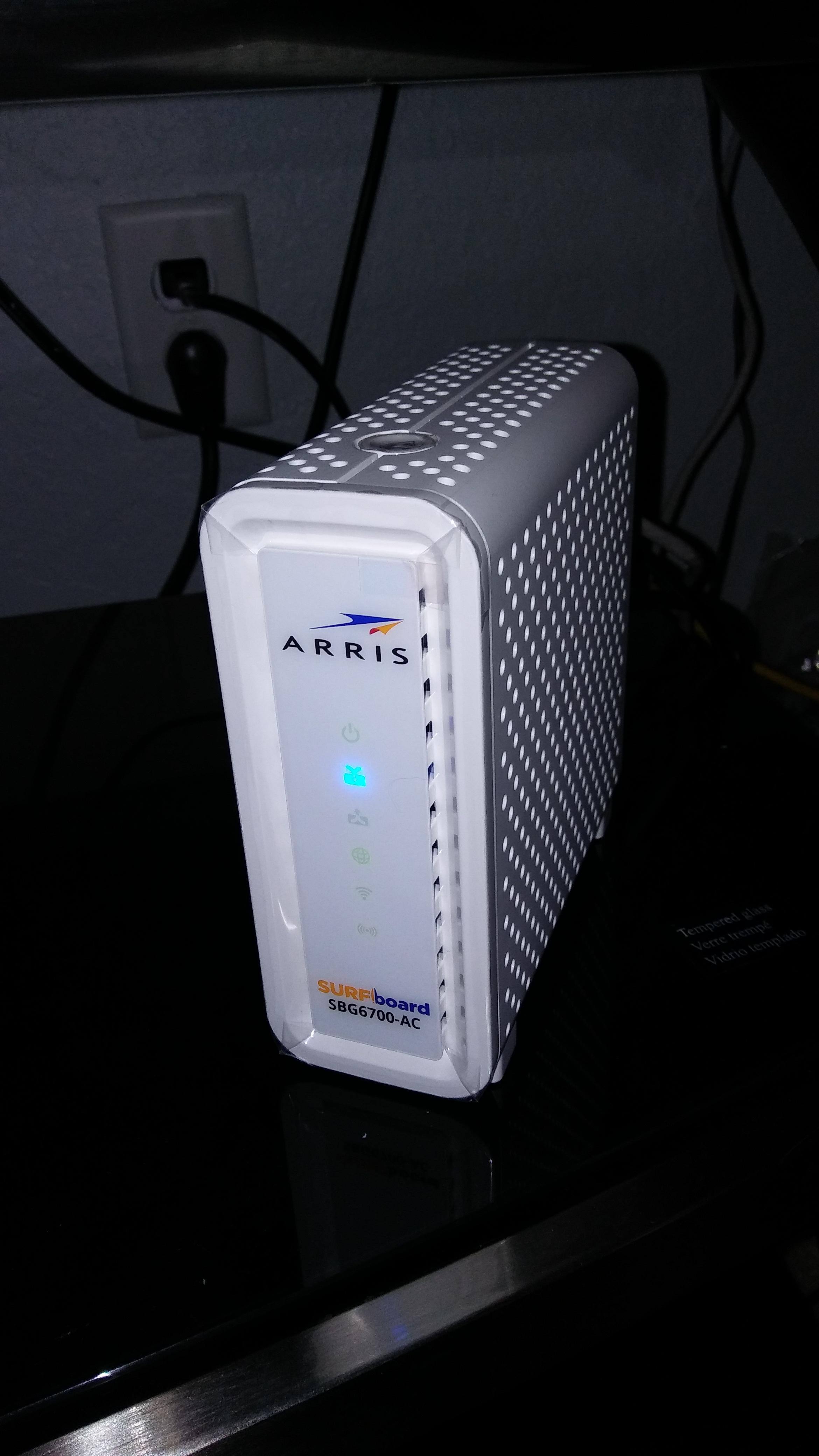 Best Buy: ARRIS SURFboard AC1600 Dual-Band Router with DOCSIS 3.0 Cable ...