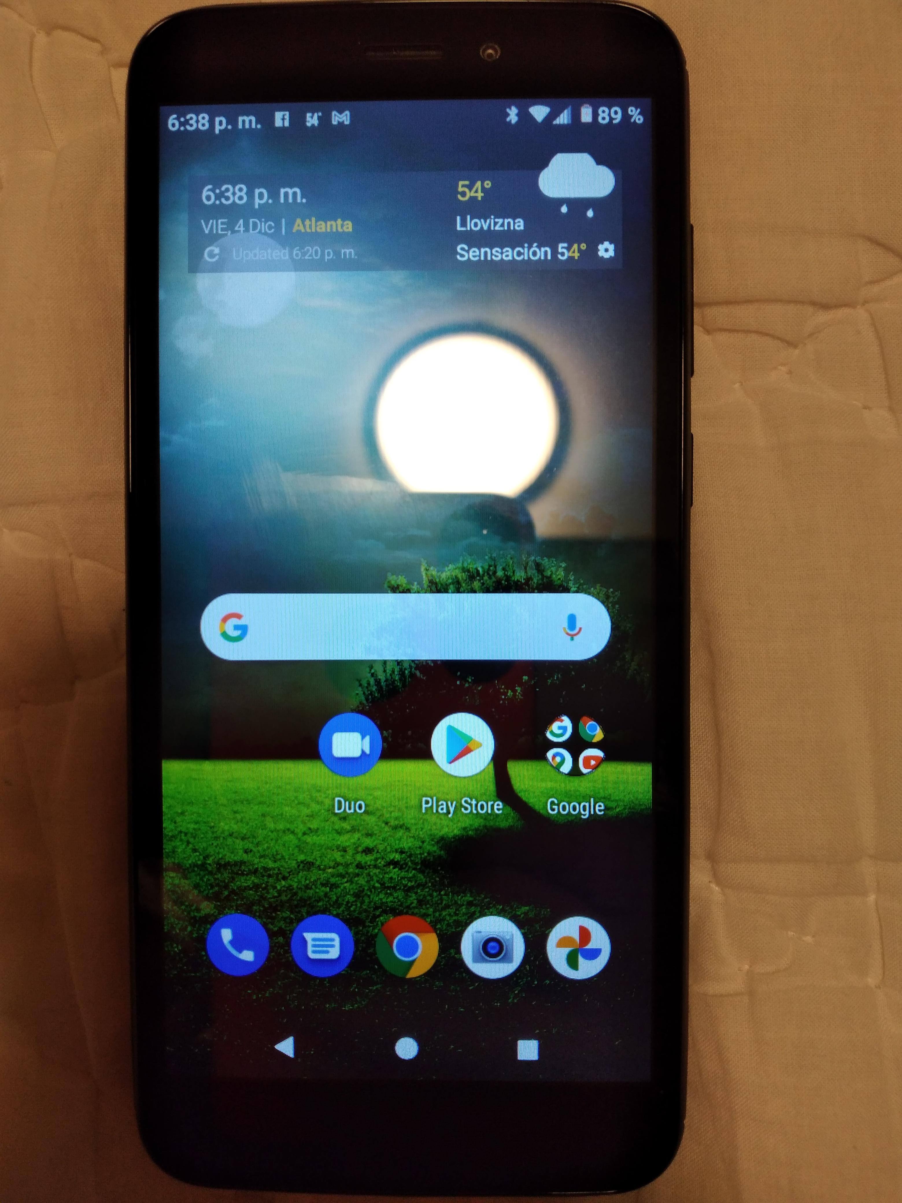 Best Buy: Simple Mobile BLU View 1 Black SMBLB100DG3P5P