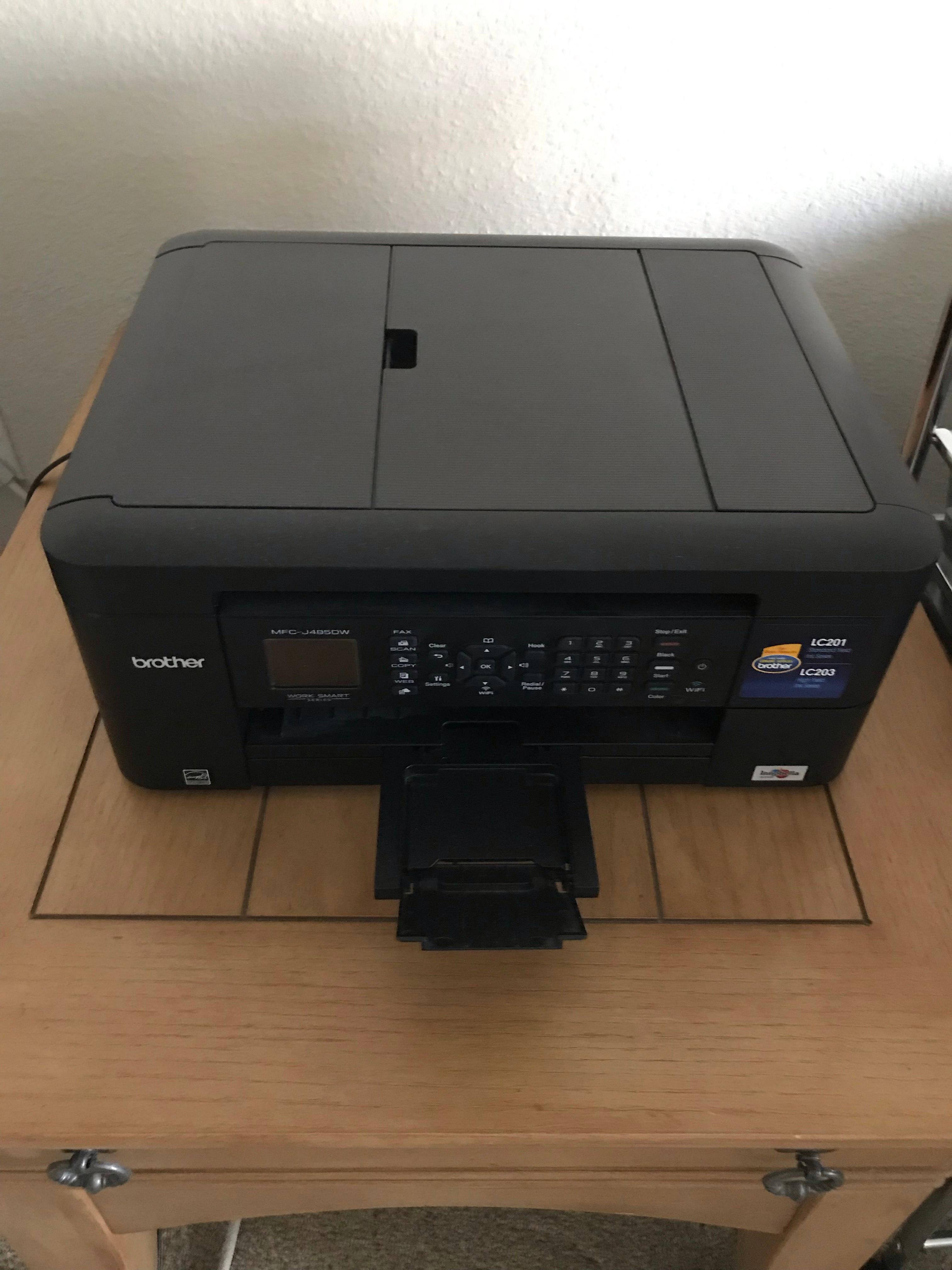 Best Buy: Brother MFC-J485DW Wireless All-In-One Printer Black MFC-J485DW