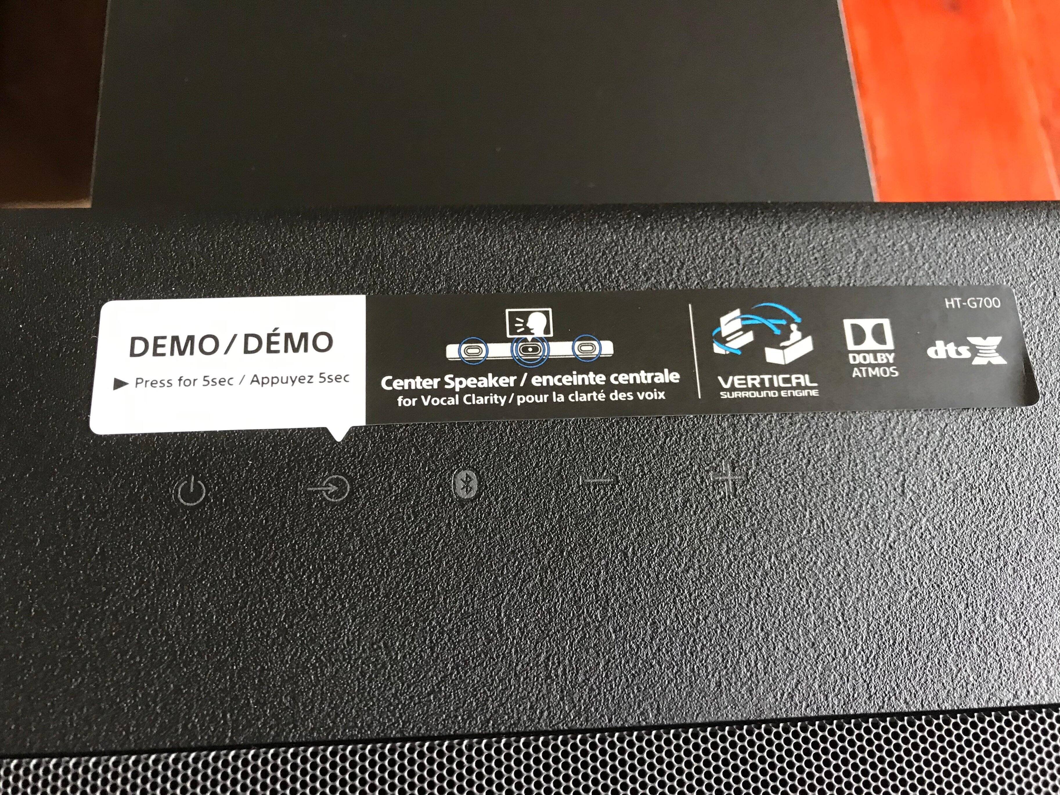 Sony HT-G700 3.1 Channel Soundbar with Wireless Subwoofer and Dolby ...