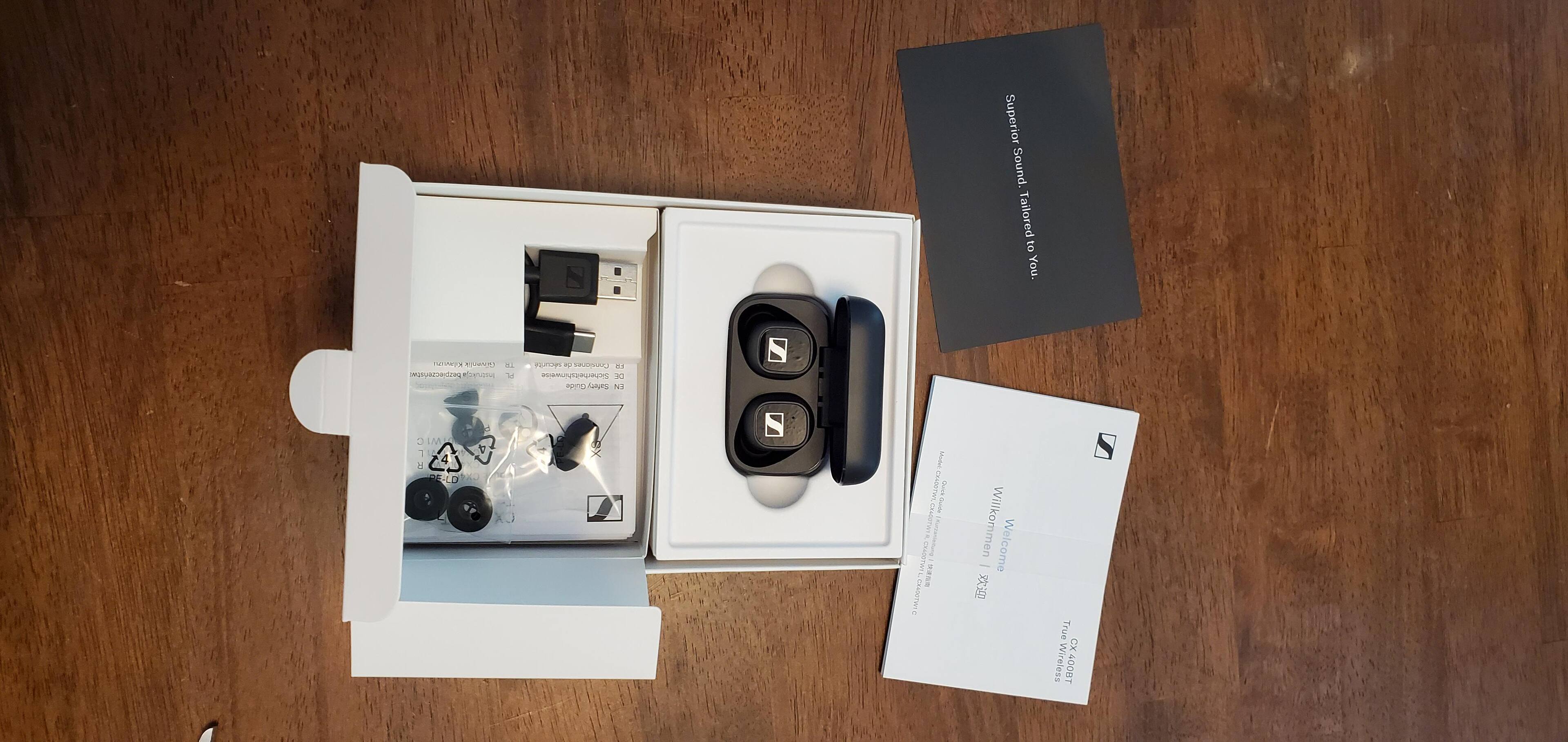 Sennheiser CX 400BT True Wireless Earbud Headphones White CX400TW1 ...