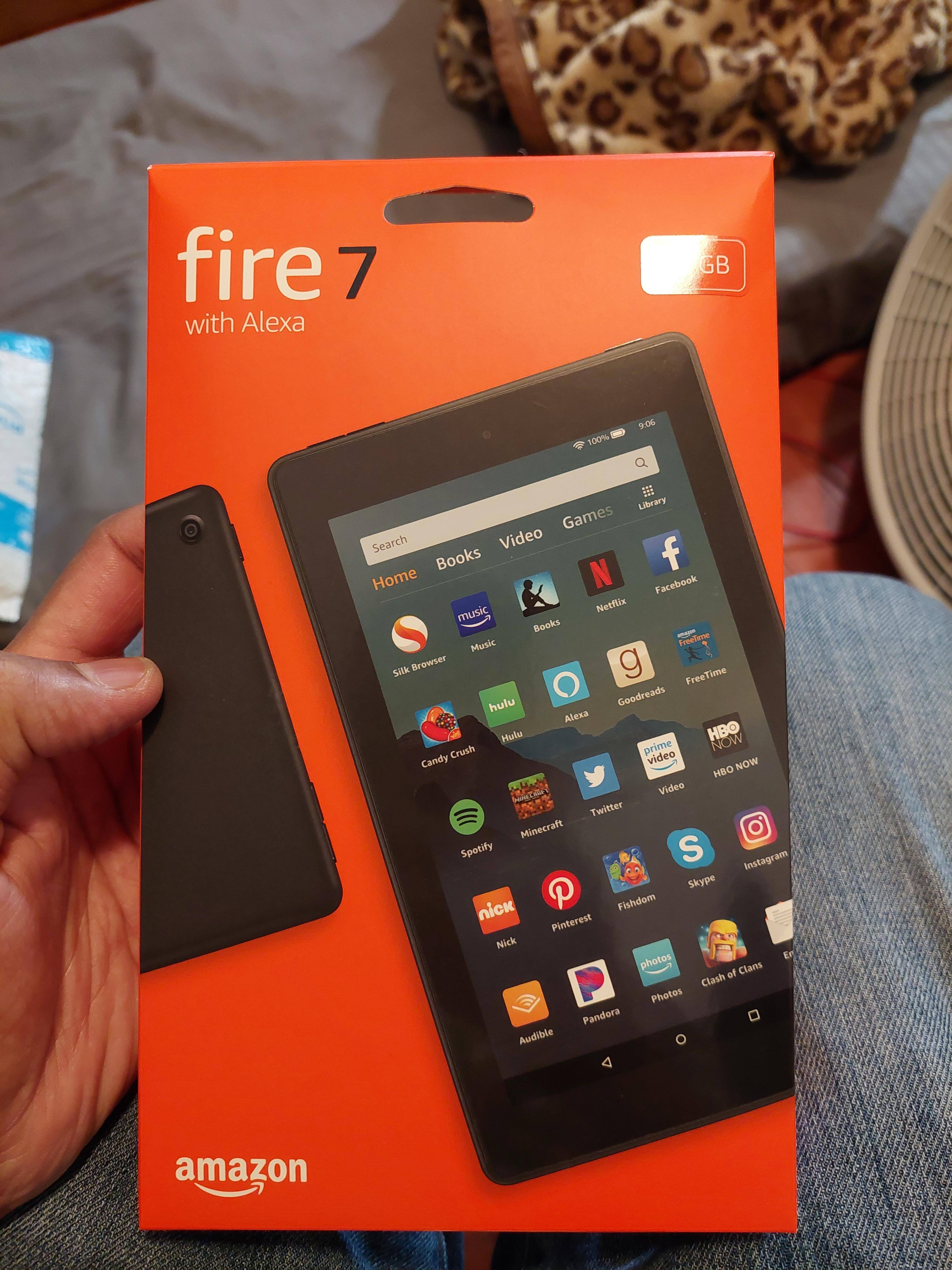 Best Buy: Amazon Fire 7 Tablet (7" display, 32 GB) Twilight Blue B07HZFG2XX