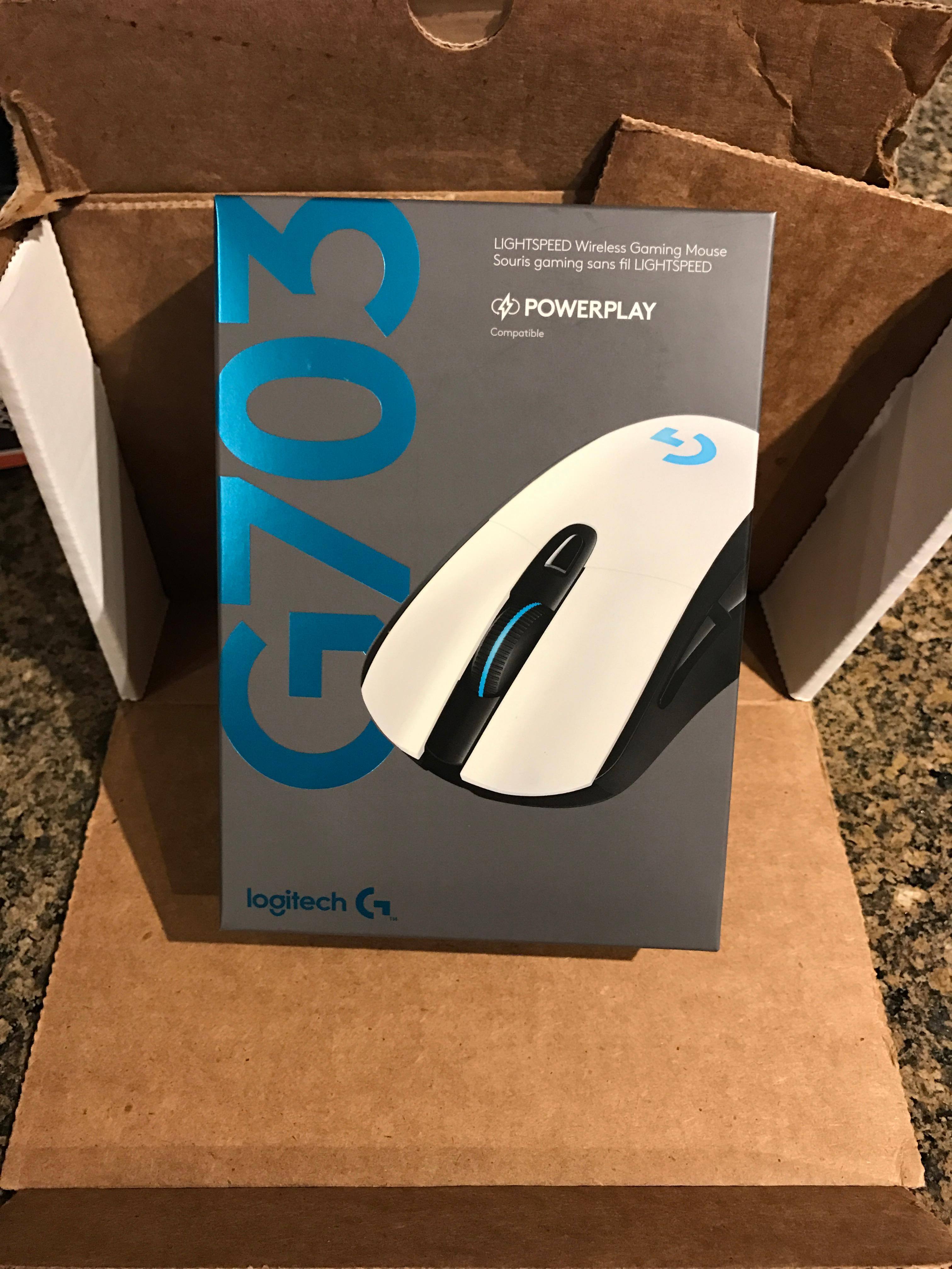 Best Buy: Logitech G703 Wireless Optical Gaming Mouse with RGB Lighting Black 910-005091