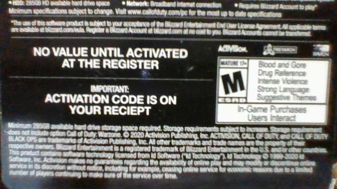 Best Buy: Call of Duty: Black Ops Cold War Standard Edition Windows ...