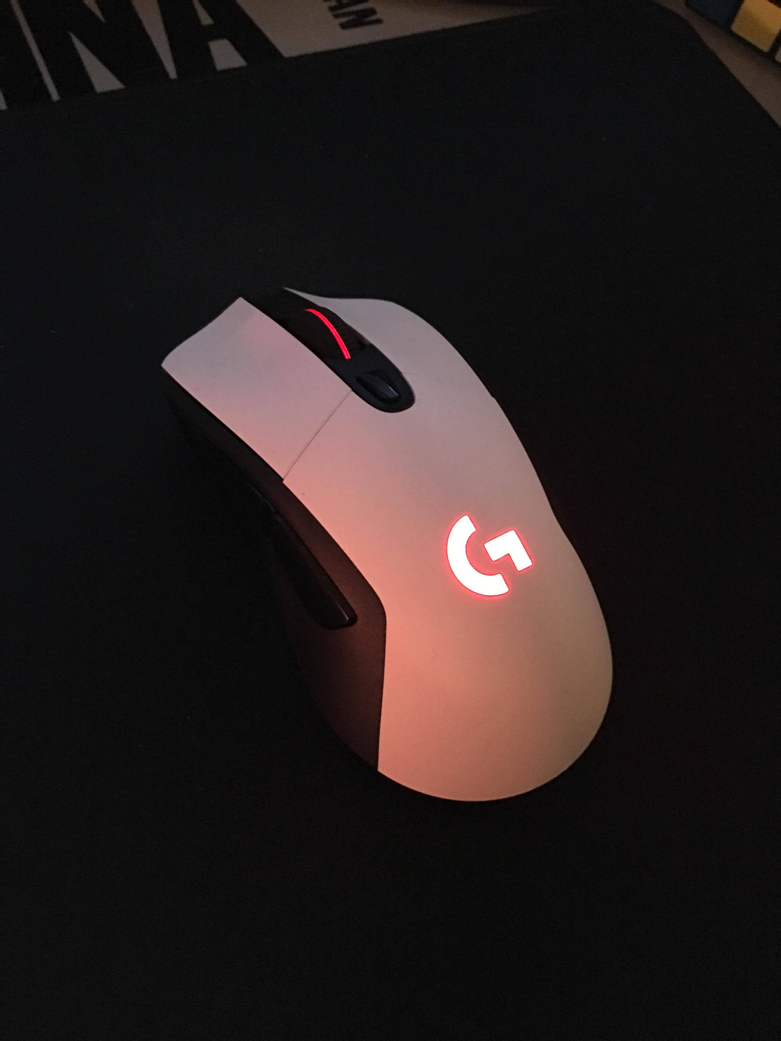 Best Buy: Logitech G703 Wireless Optical Gaming Mouse with RGB Lighting Black 910-005091