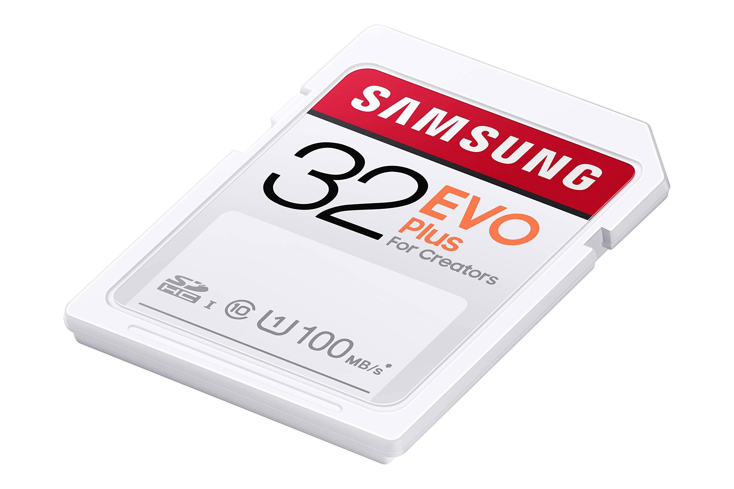Best Buy: Samsung EVO Plus SDXC Full size SD Card 32GB (MB-SC32H) MB-SC32H/AM