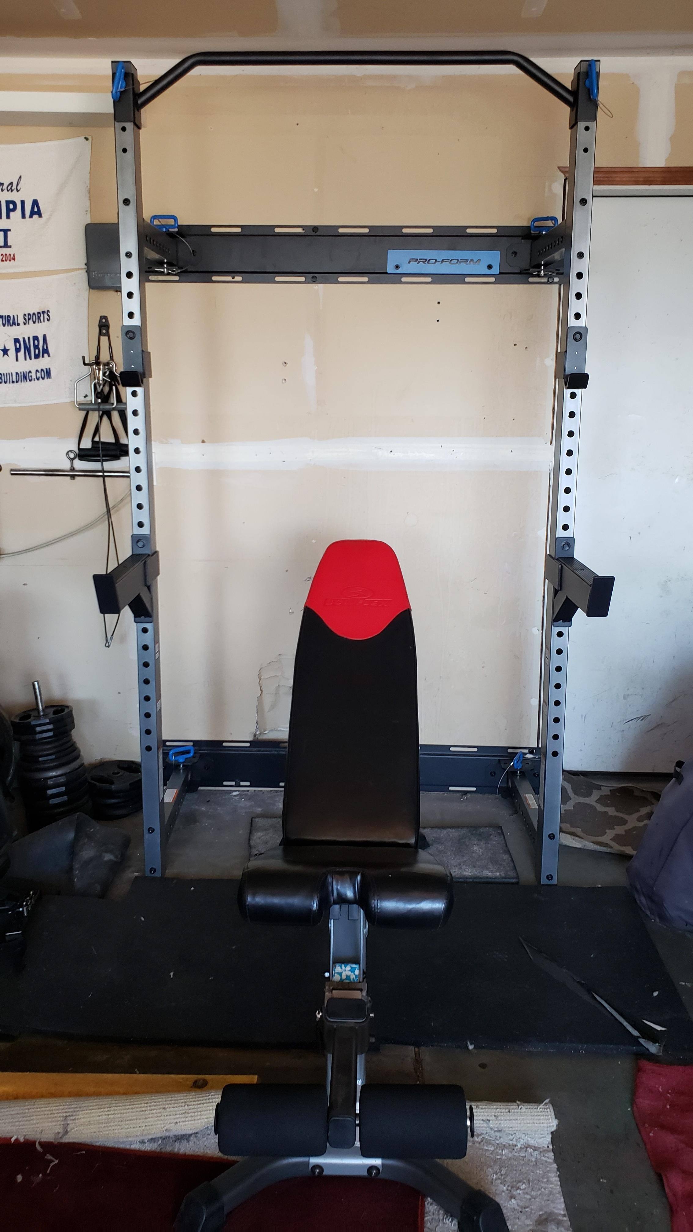 Best Buy: ProForm Carbon Strength Foldable Wall Rack Black/Gray/Blue ...