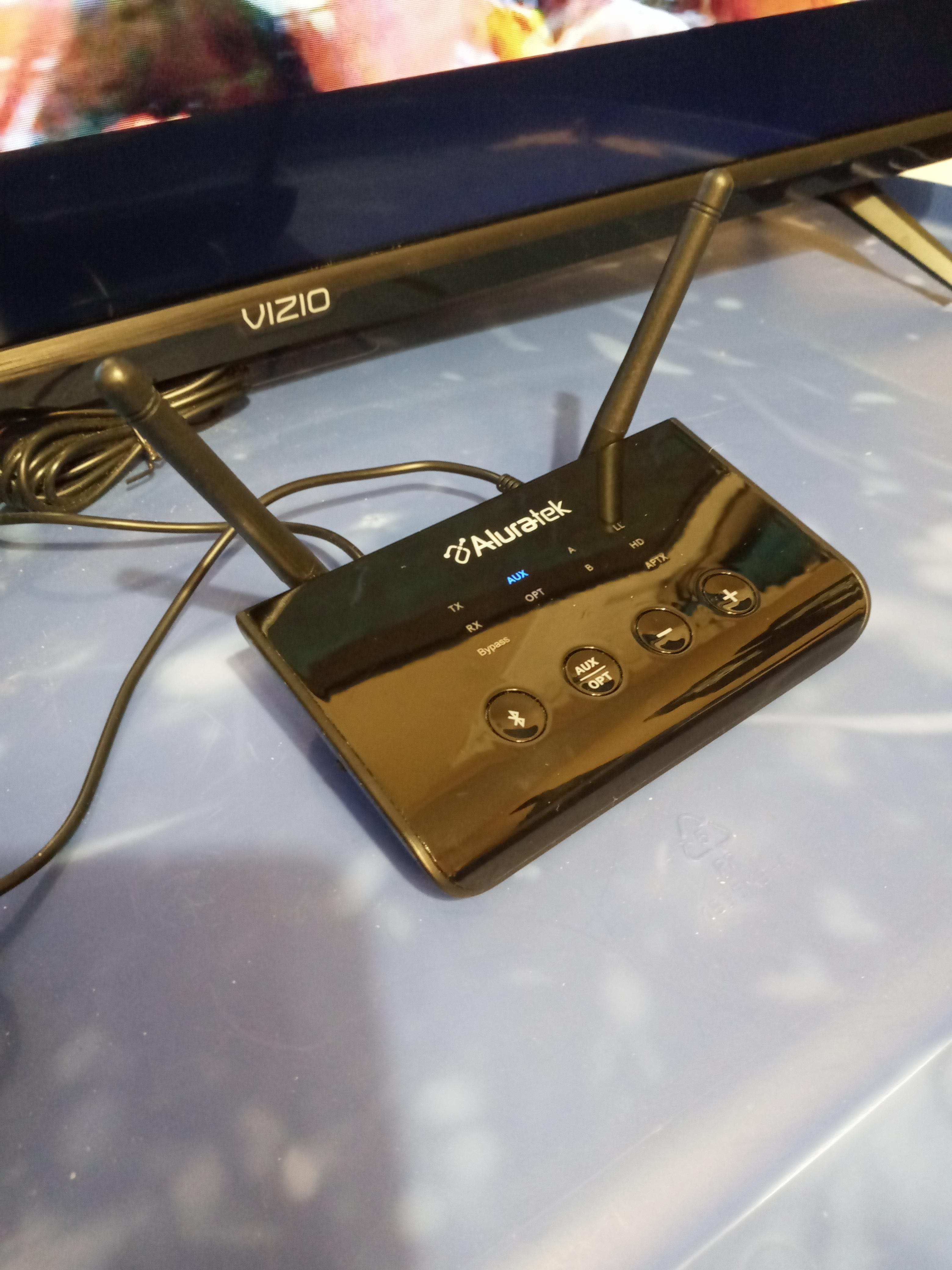 Best Buy: Aluratek Bluetooth Wireless Audio Transmitter and Receiver ...