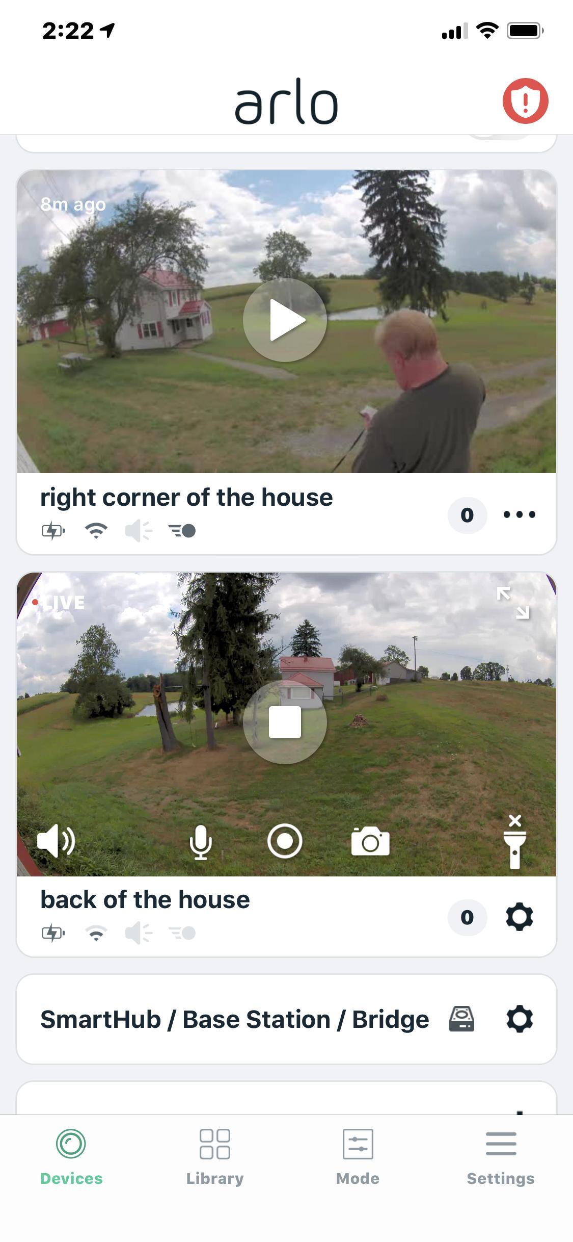 Arlo Ultra Indoor/Outdoor 4K HDR Wi Fi Wire Free Security Camera (add on camera) VMC5040-100NAS ...