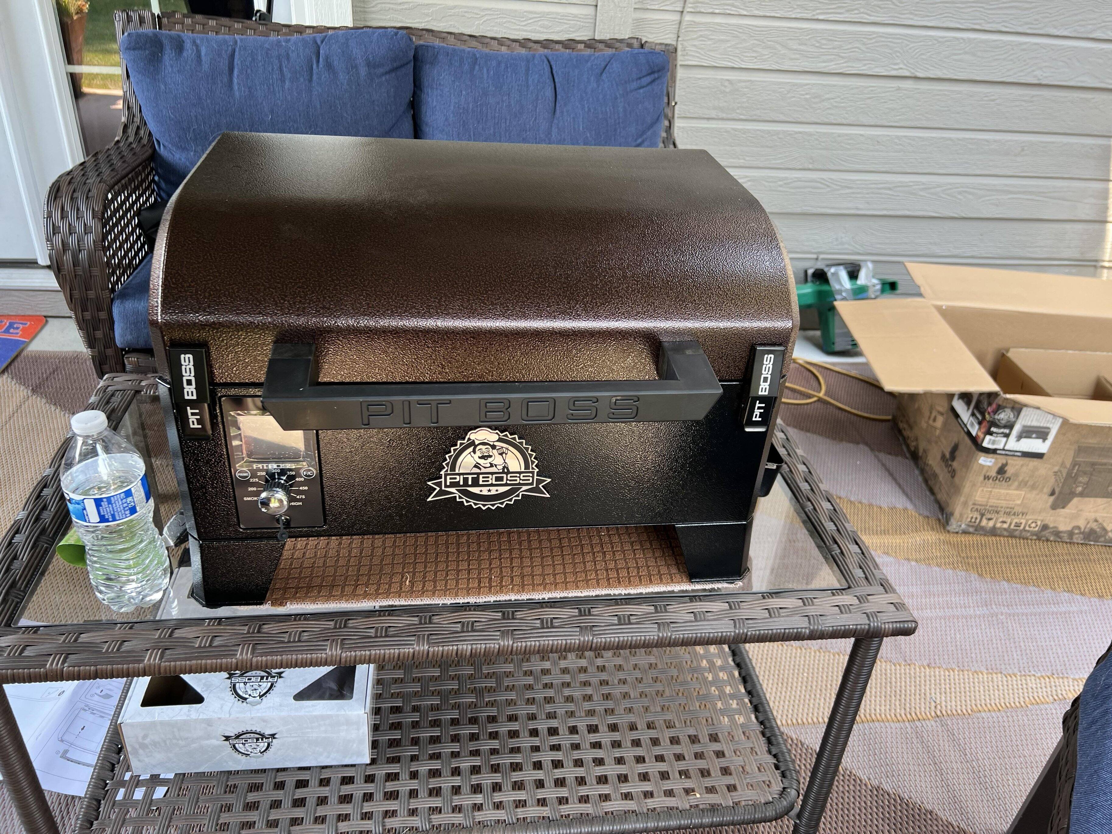 Pit Boss Table Top Pellet Grill Mahogany PB150PPS - Best Buy