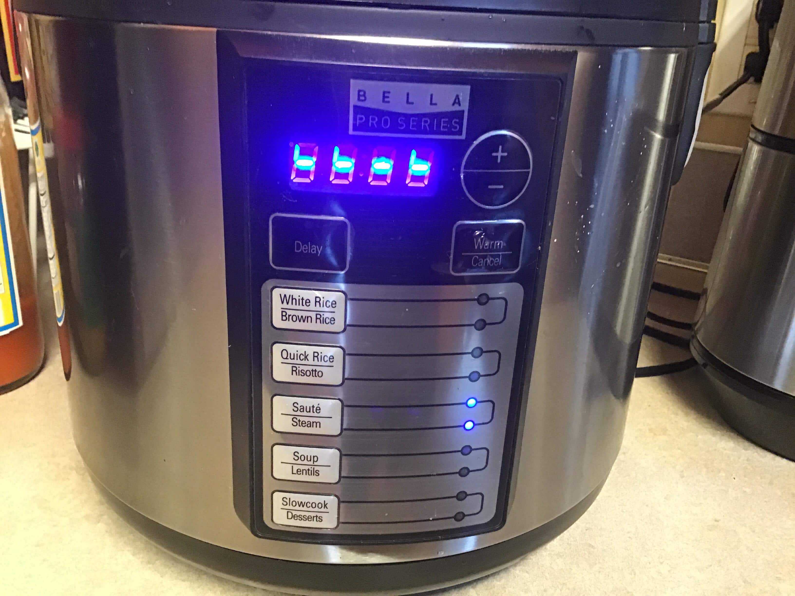 Best Buy: Bella Pro Series 20-Cup Rice Cooker Stainless Steel 90092