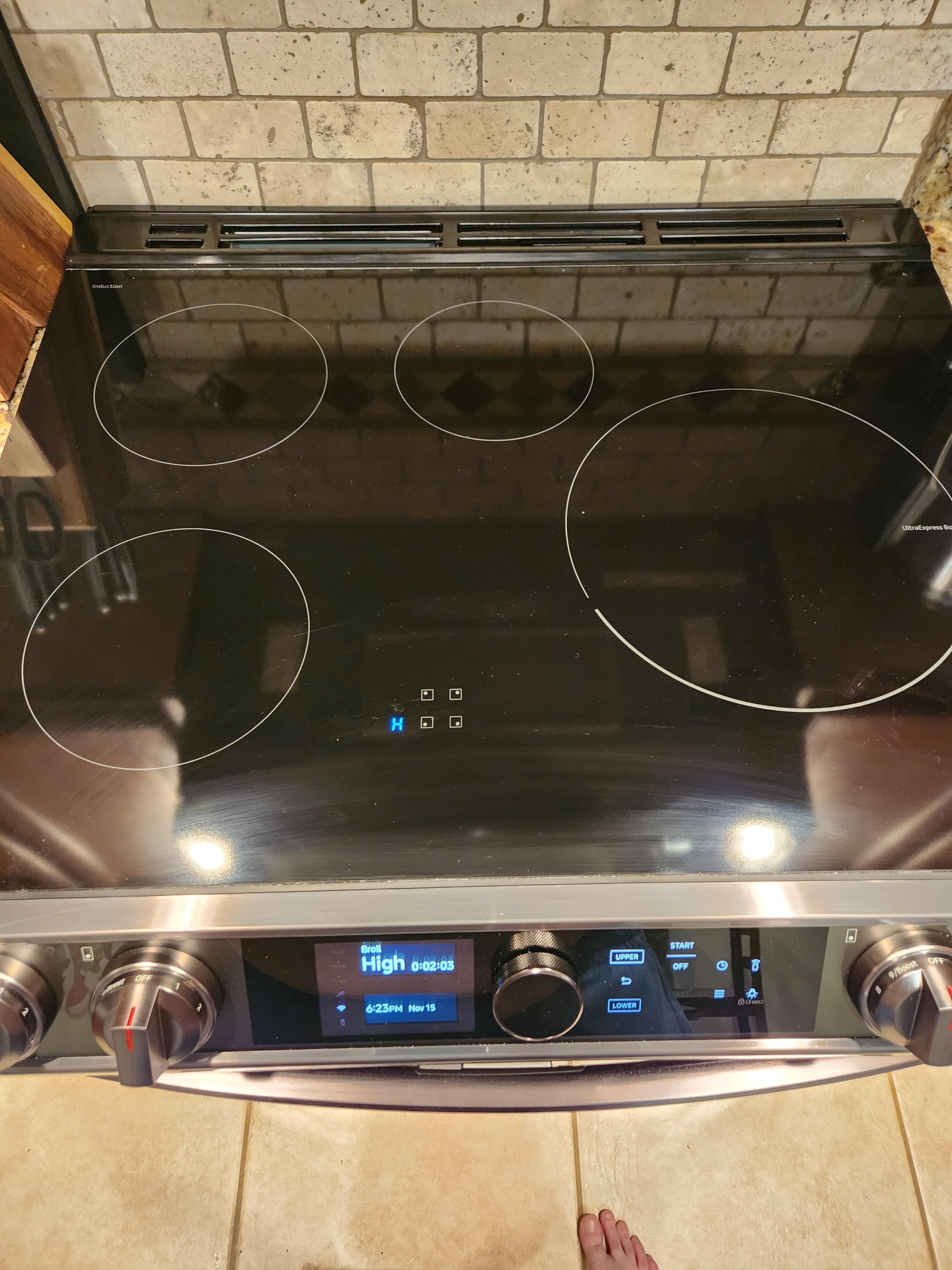 Best Buy: Samsung 6.3 cu. ft. Slide-In Induction Range with WiFi, Flex ...