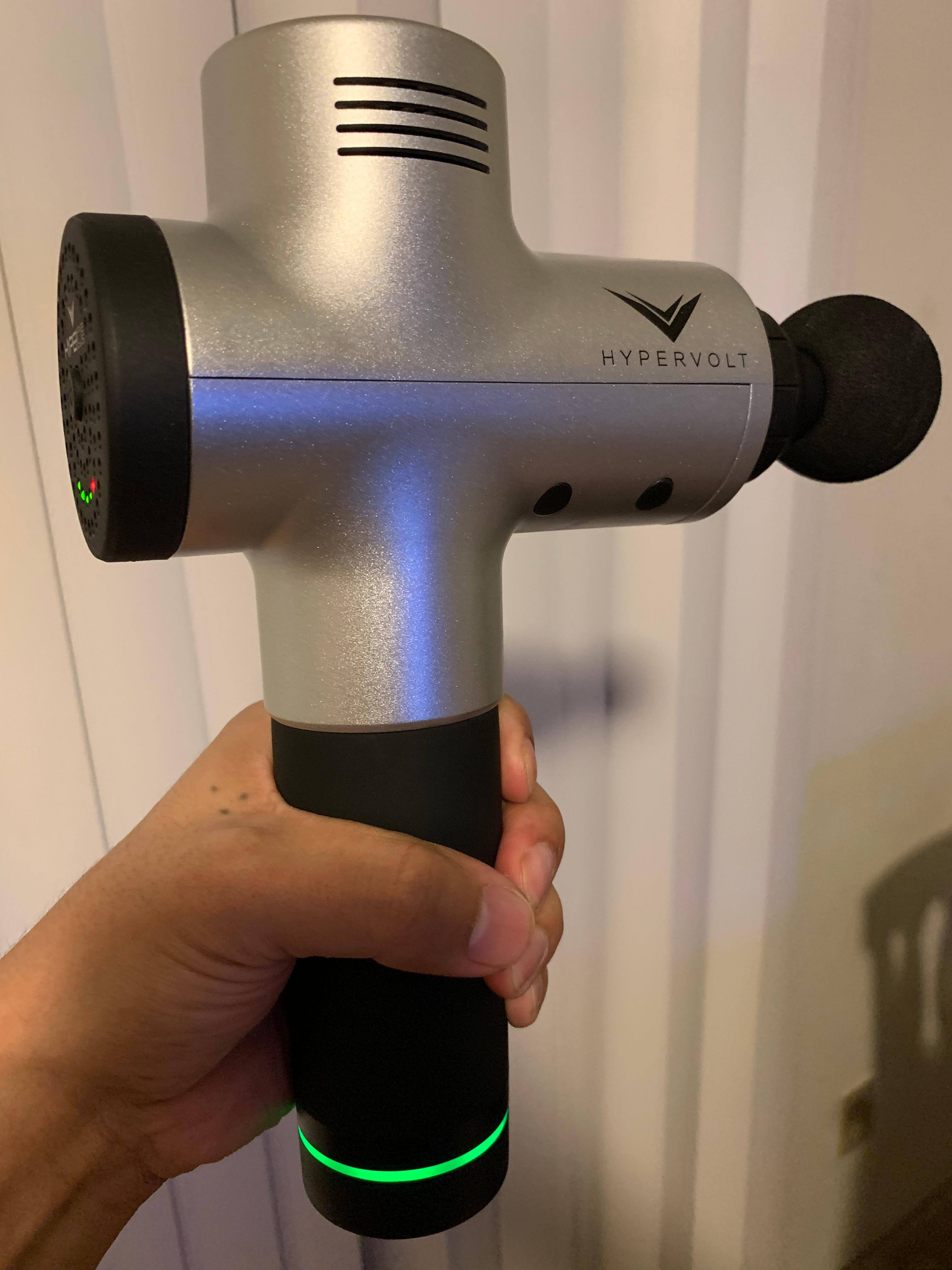 Best Buy: Hyperice Hypervolt Vibration Massage Device Cordless Silver ...