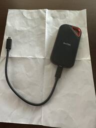 SanDisk Extreme Pro Portable 2TB External USB C NVMe SSD SanDisk Extreme Pro Portable 2TB External USB C NVMe SSD