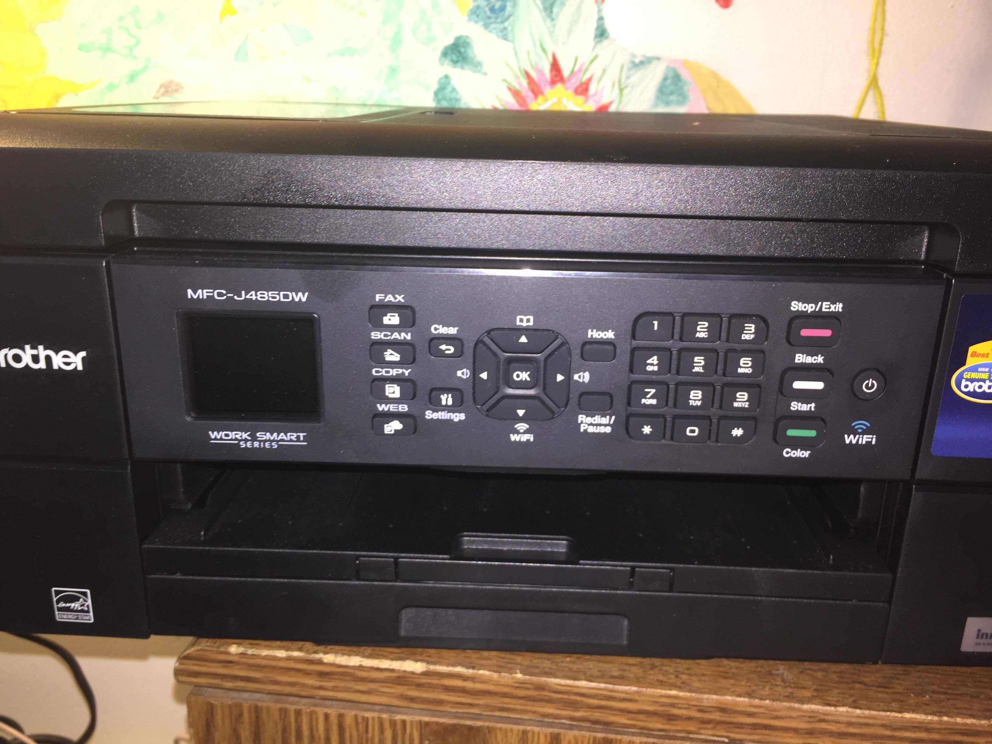 Best Buy: Brother MFC-J485DW Wireless All-In-One Printer Black MFC-J485DW