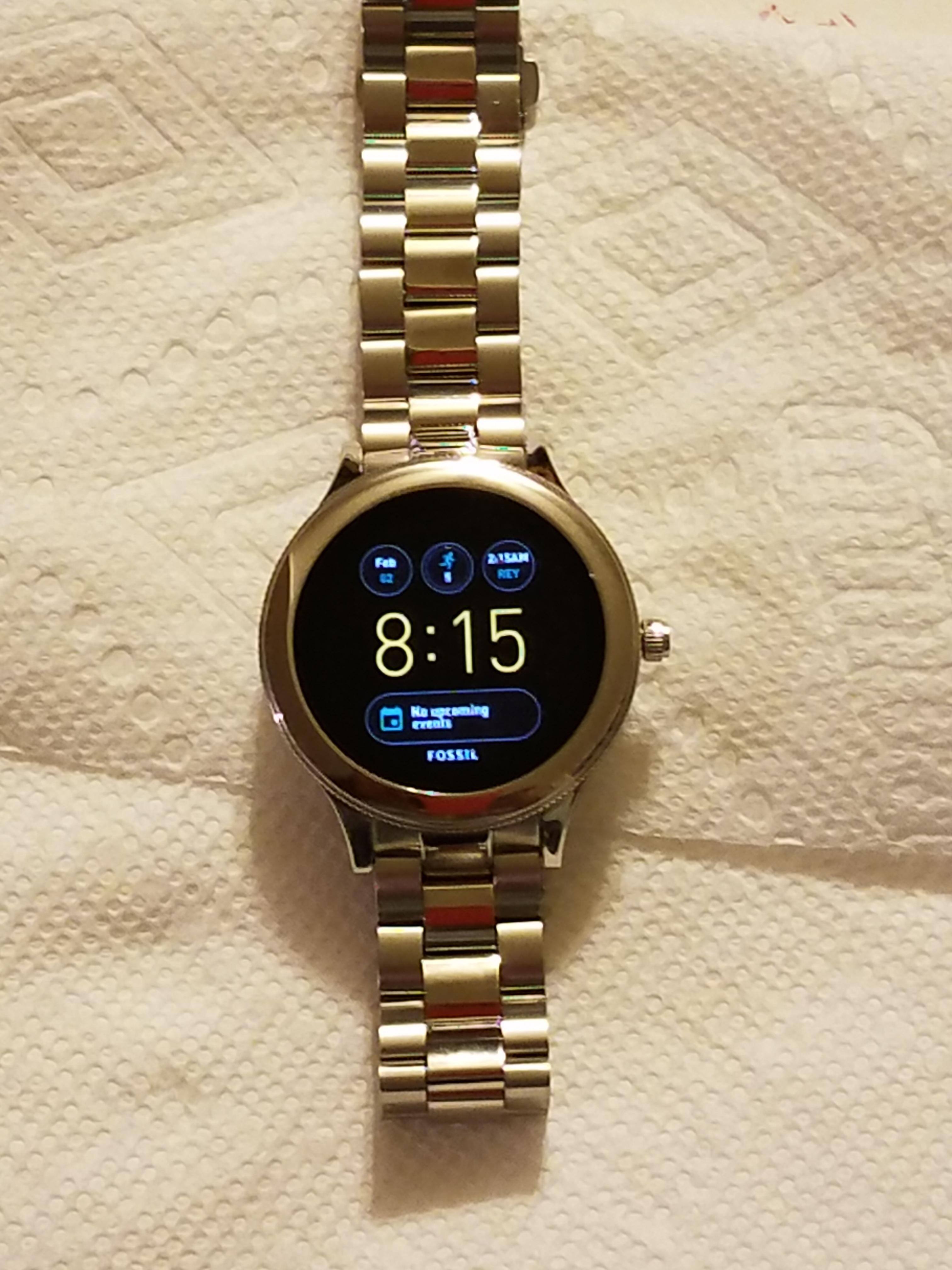 Best Buy: Fossil Q Venture Gen 3 Smartwatch 42mm Stainless Steel Rose ...