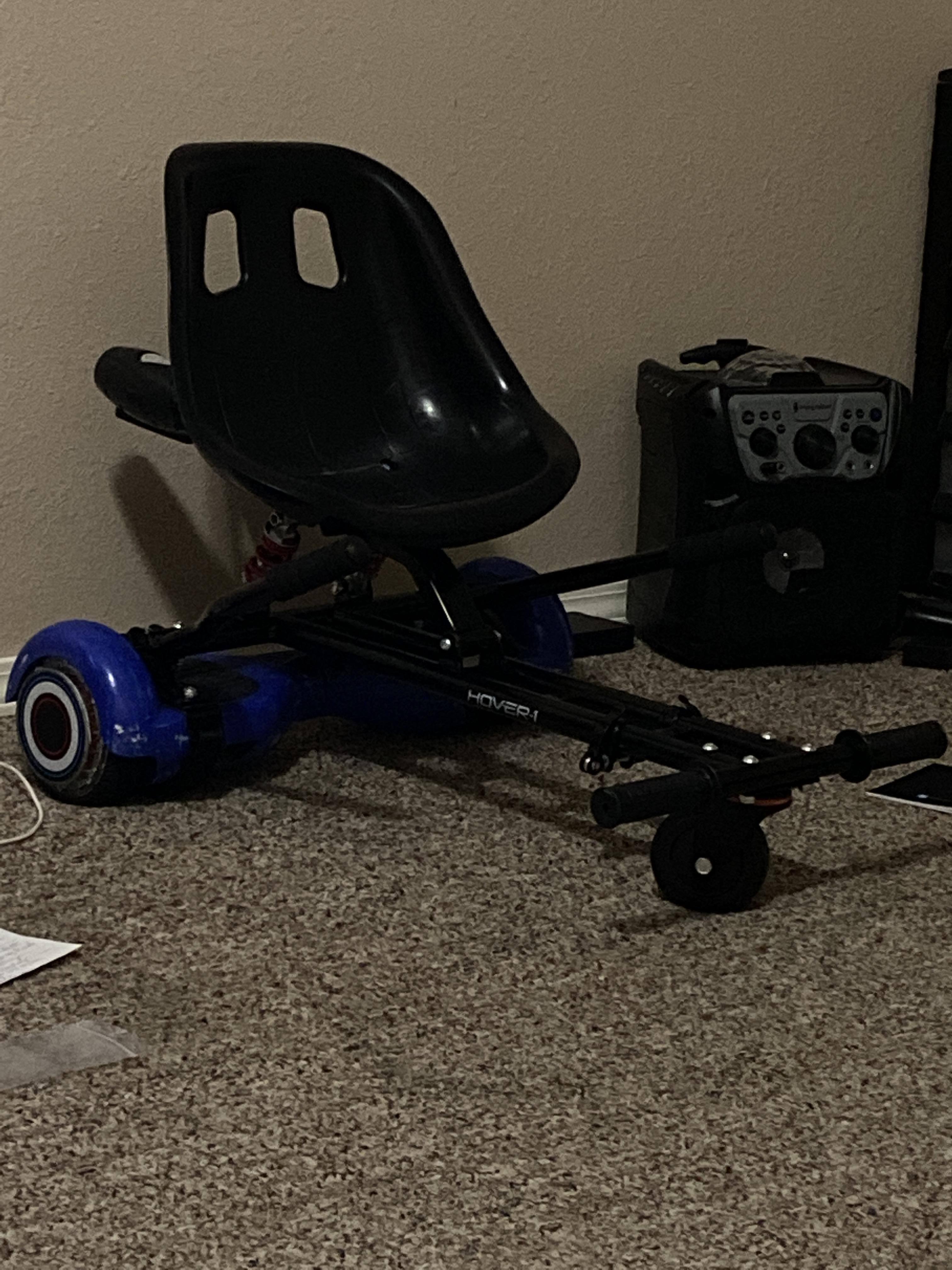 Hover-1 Raptor Hoverboard Buggy Attachment with LED Fog Blasters and ...