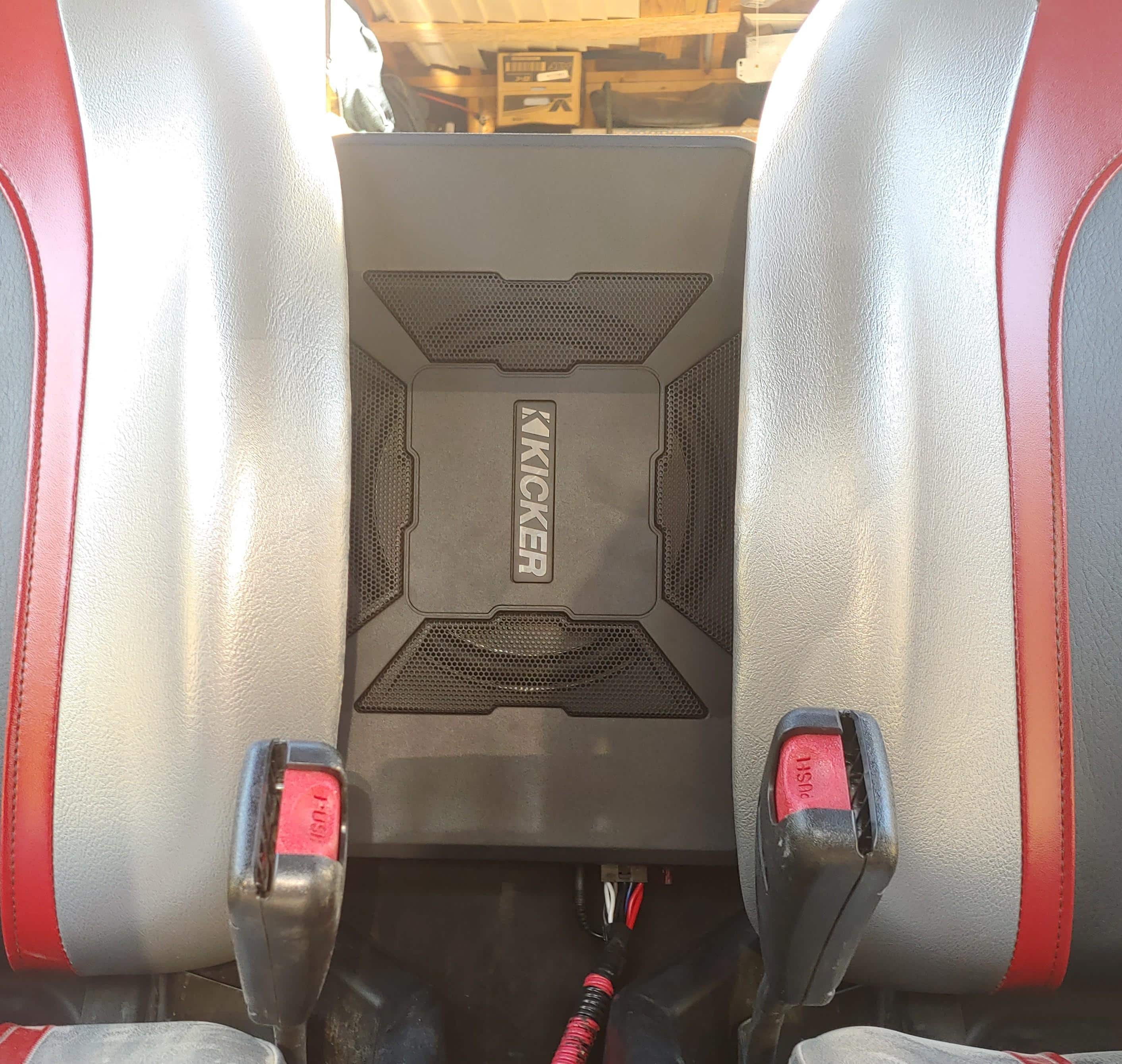 KICKER Hideaway 8" Subwoofer with Enclosure and Integrated 150W ...