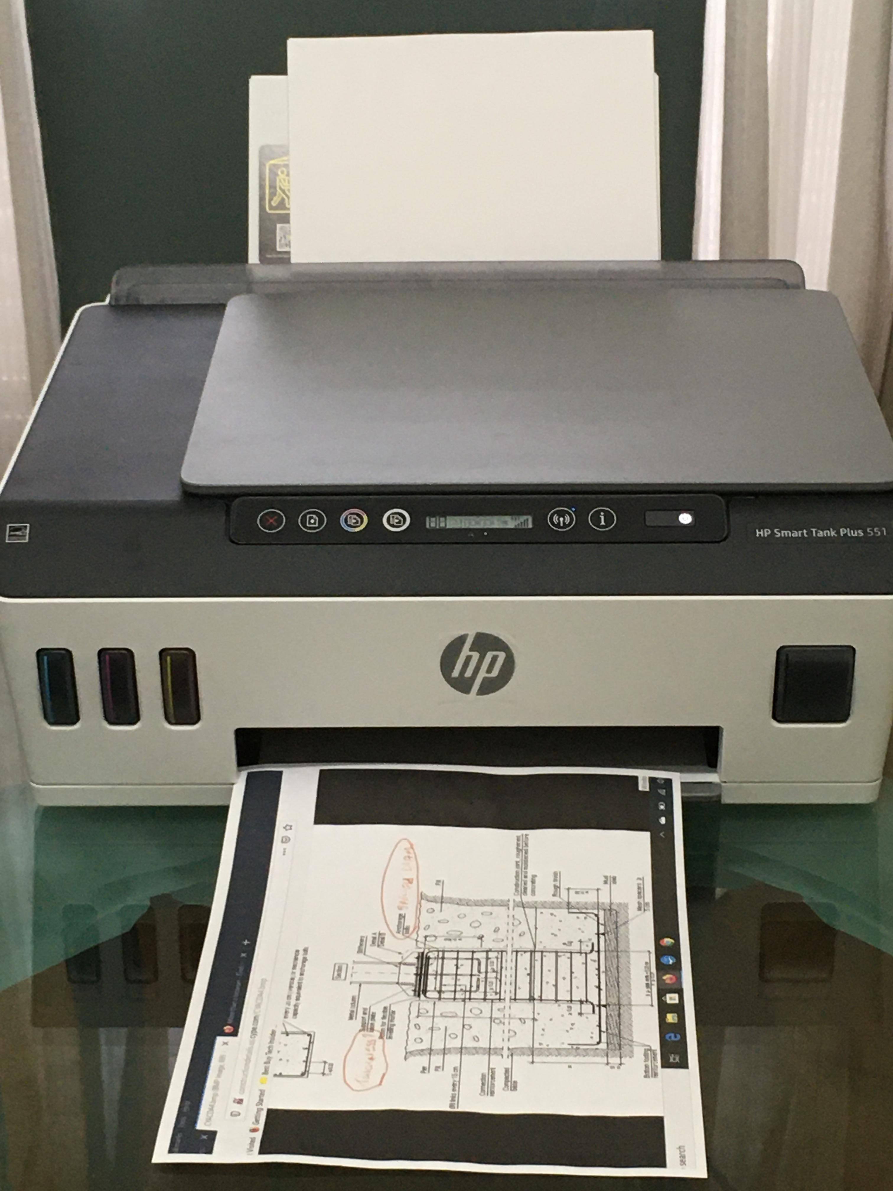 Best Buy: HP Smart Tank Plus 551 Wireless All-In-One Inkjet Printer ...