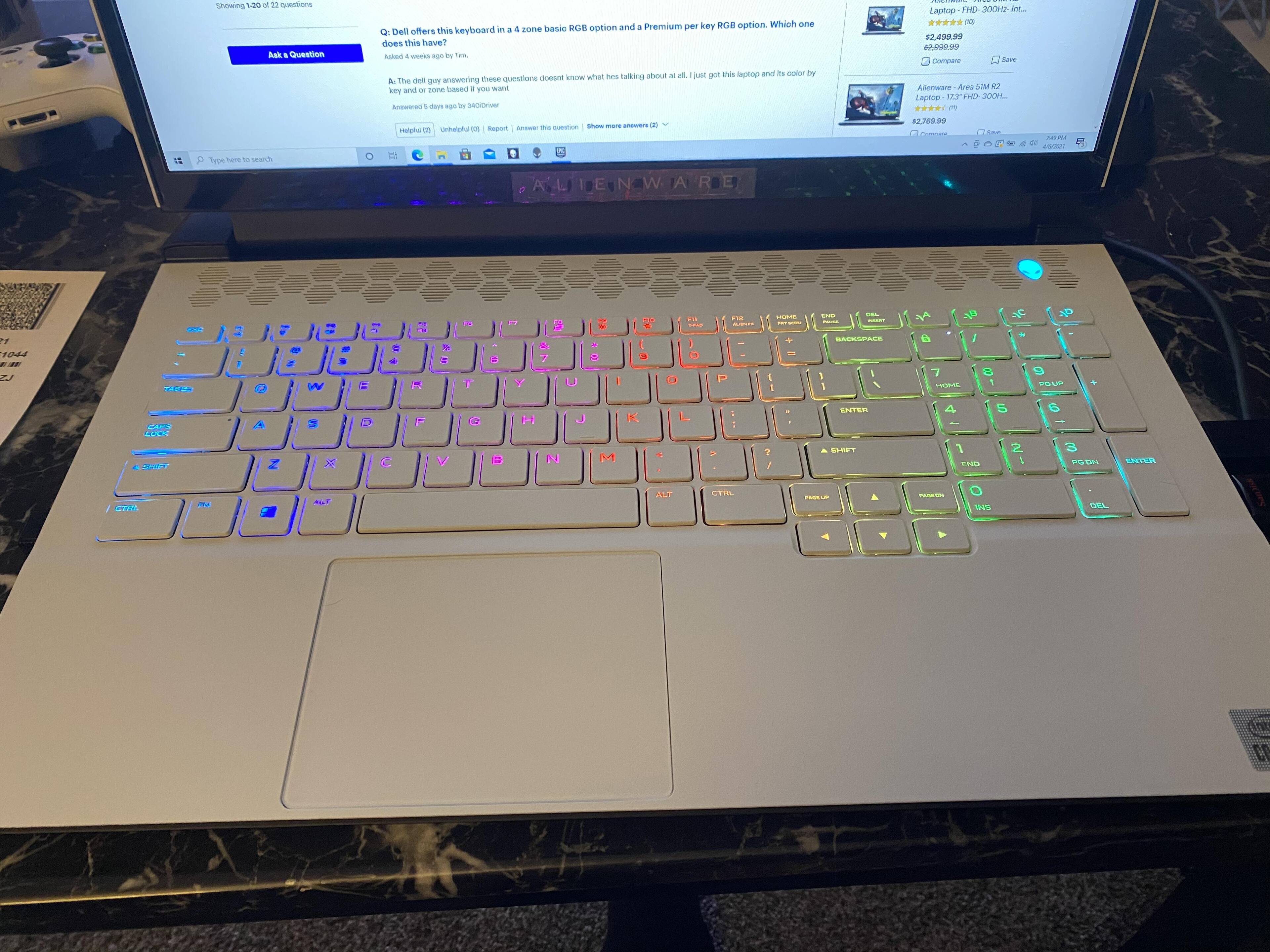 Best Buy: Alienware m17 R4 17.3" FHD Gaming Laptop Intel Core i7 16GB ...