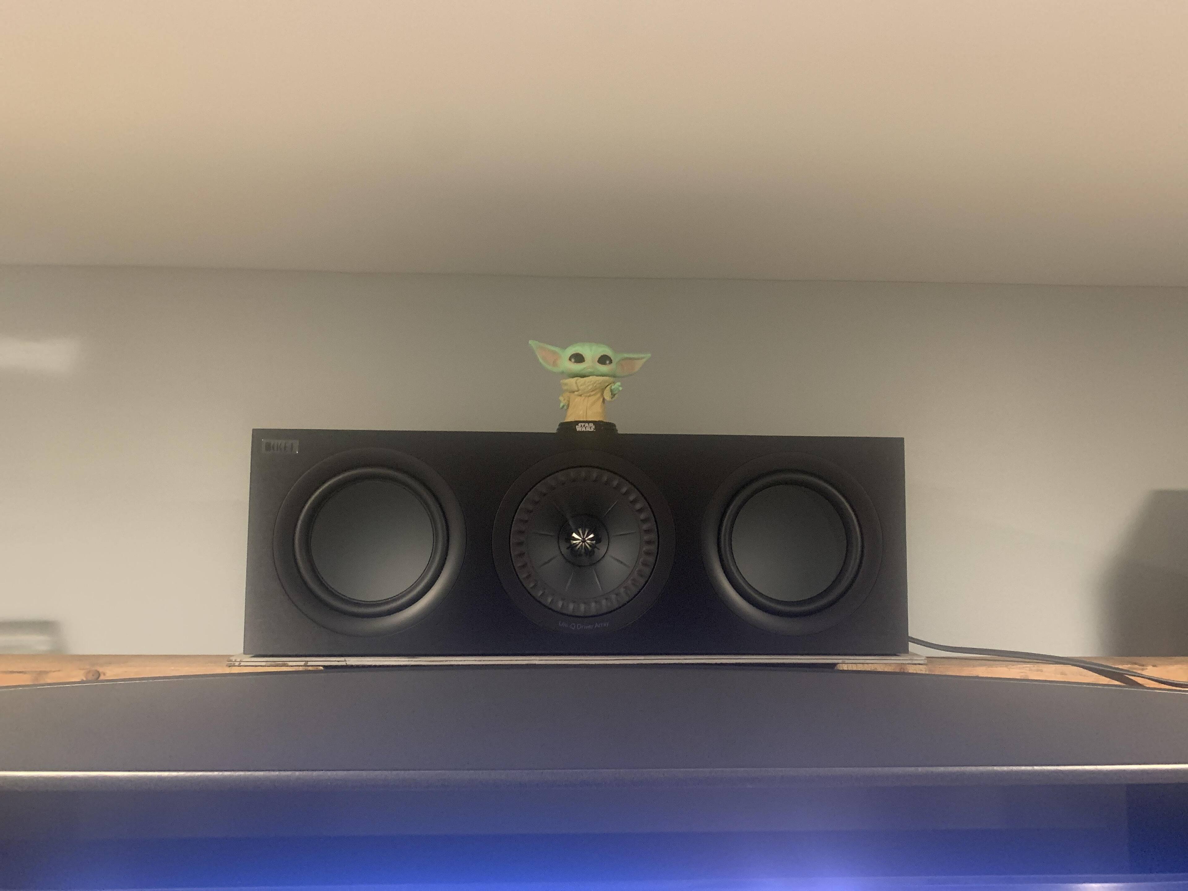 KEF Q Series 6.5" 2.5-Way Center-Channel Speaker Satin Black Q650CB - Best Buy