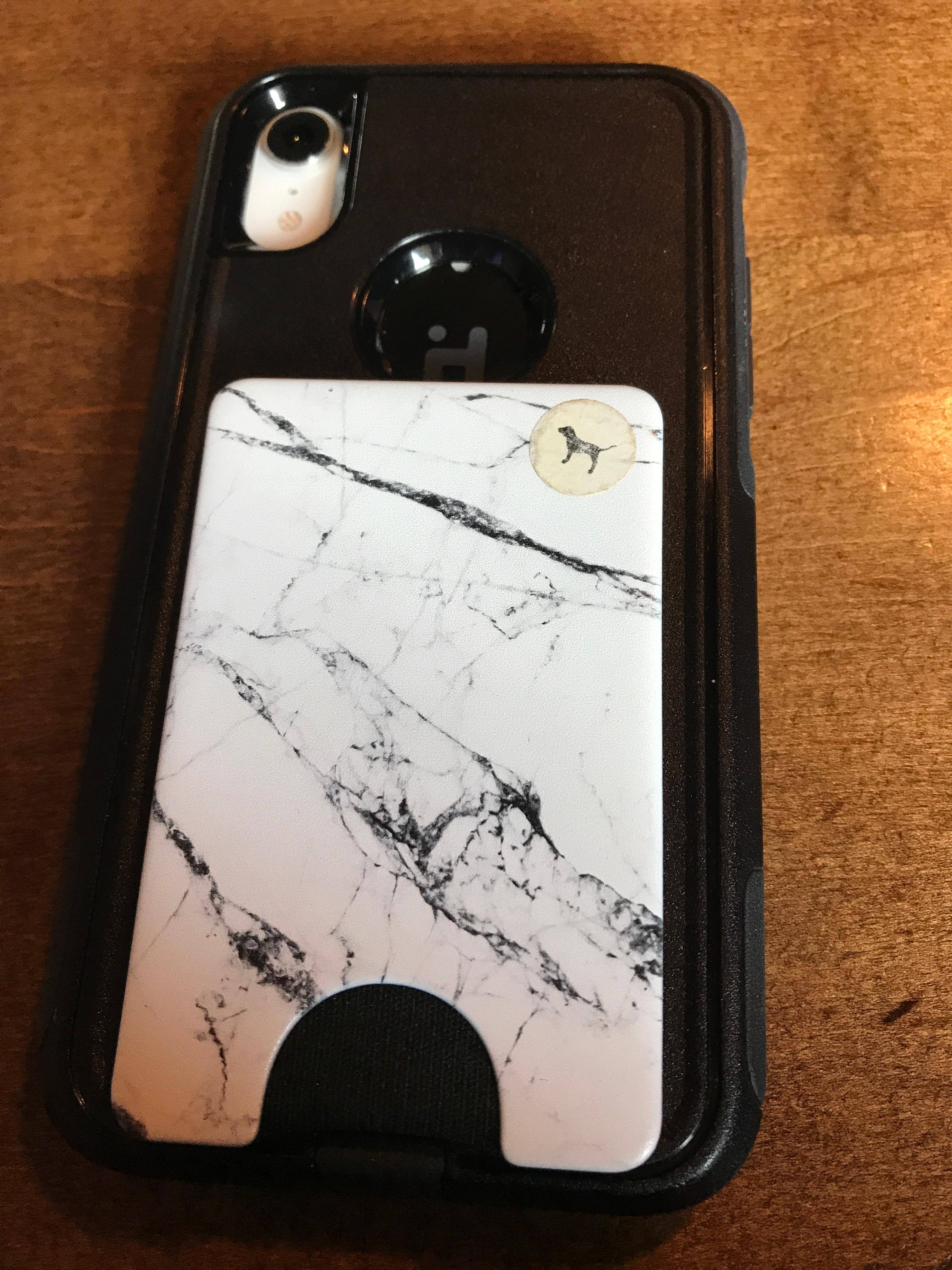 Best Buy: PopSockets PopWallet White Marble 800860