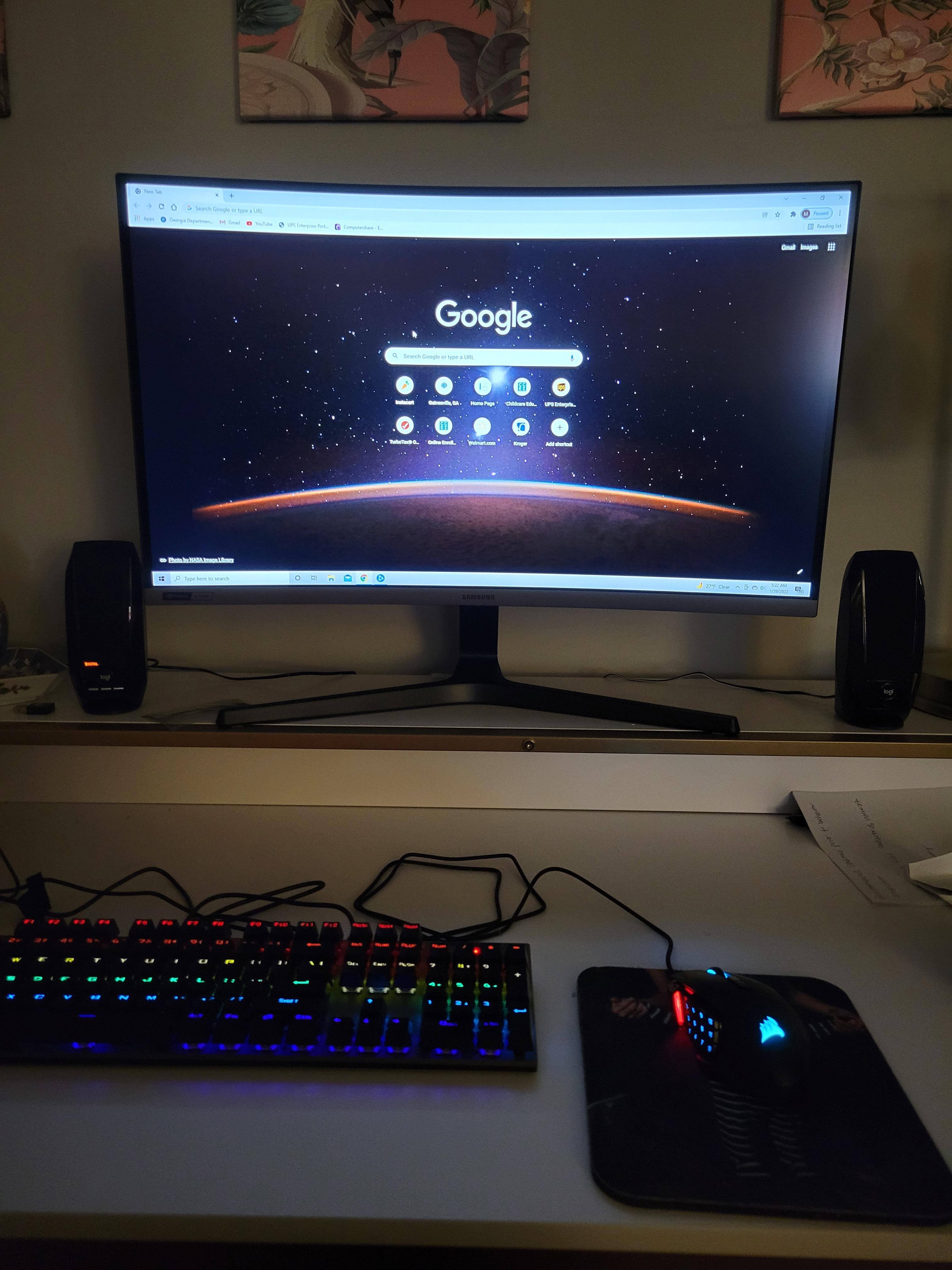 Best Buy: Samsung 27” Odyssey Gaming CRG5 Series LED Curved 240Hz FHD ...