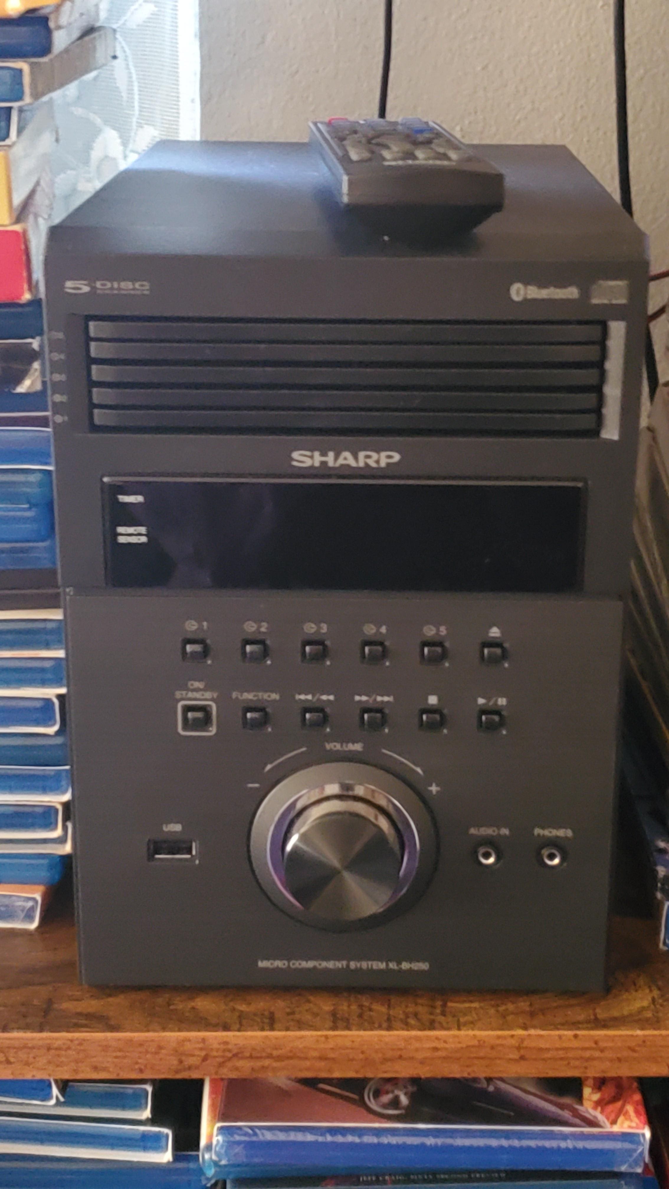 Customer Reviews: Sharp 5-Disc Micro System Black XL-BH250 - Best Buy