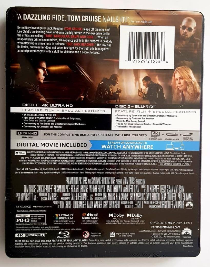 Jack Reacher [2 Discs] [Includes Digital Copy] [UltraViolet] [Blu ray/DVD] [2012] - Best Buy