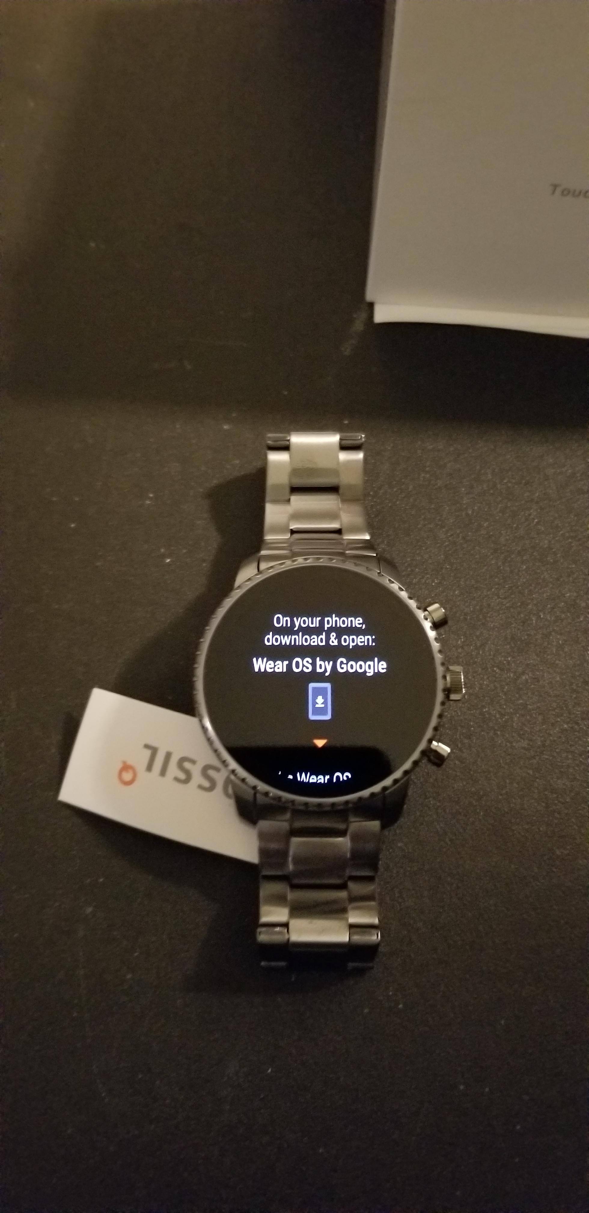 Best Buy: Fossil Gen 4 Explorist HR Smartwatch 45mm Stainless Steel ...