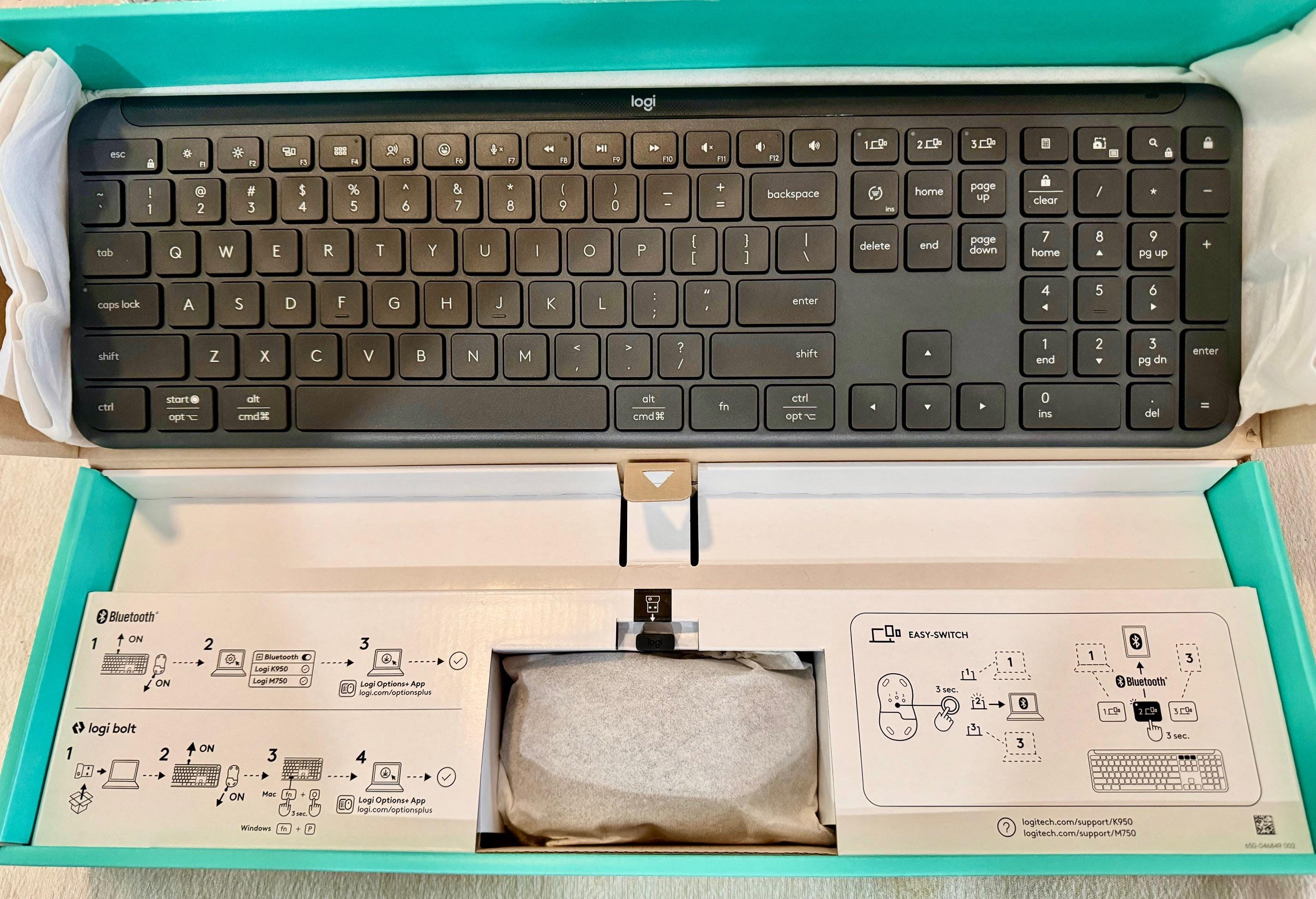 Customer Reviews: Logitech MK955 Signature Slim Full-size Wireless ...